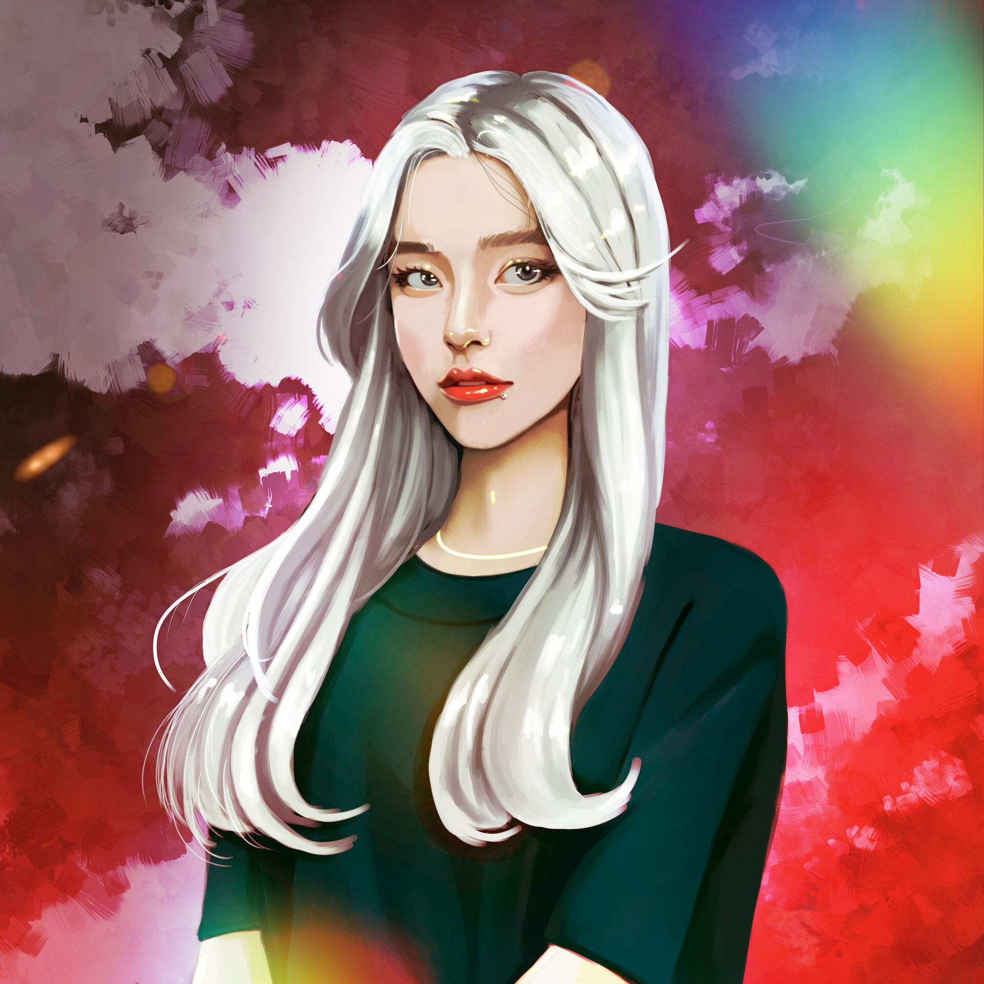 ArtStation - Semi Realistic Portrait
