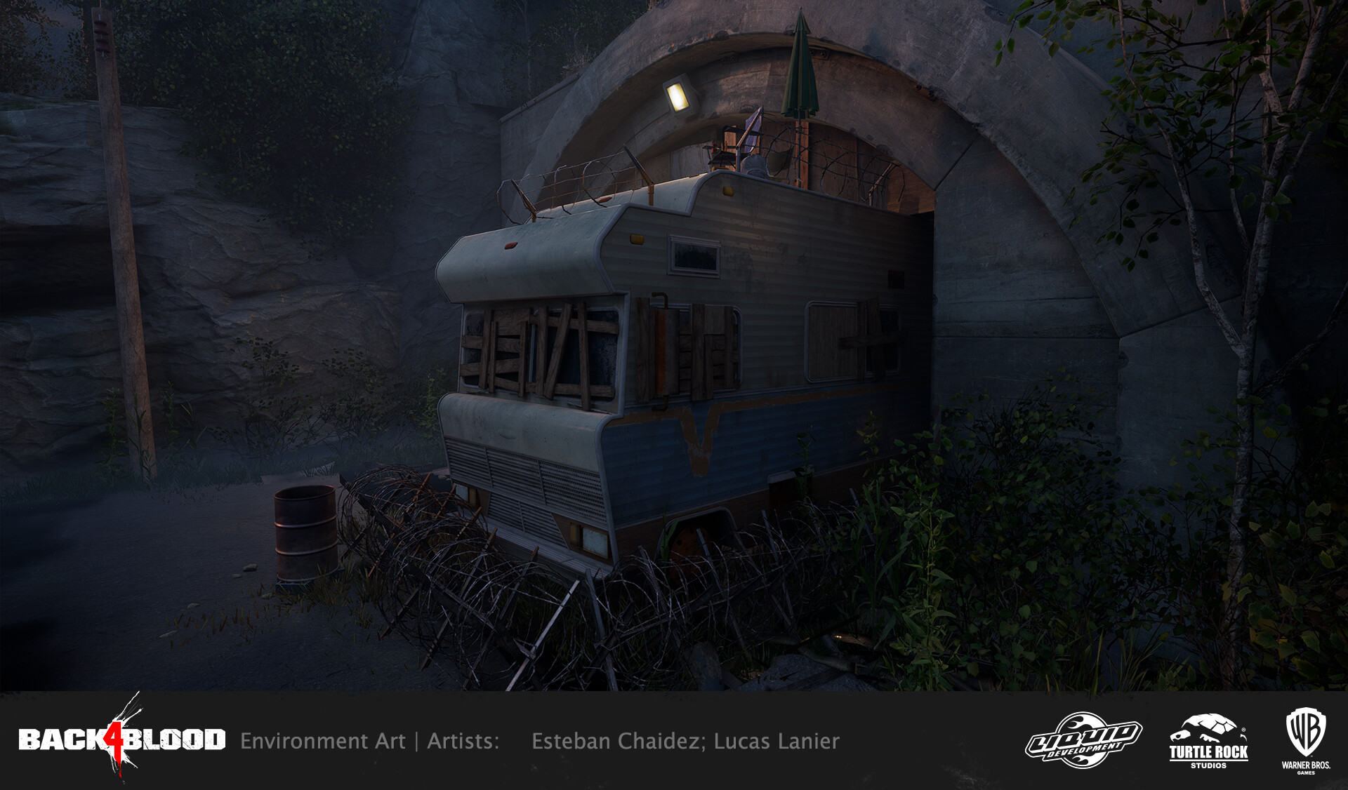 Esteban Chaidez - Back 4 Blood - RV Safehouse | Environment Art