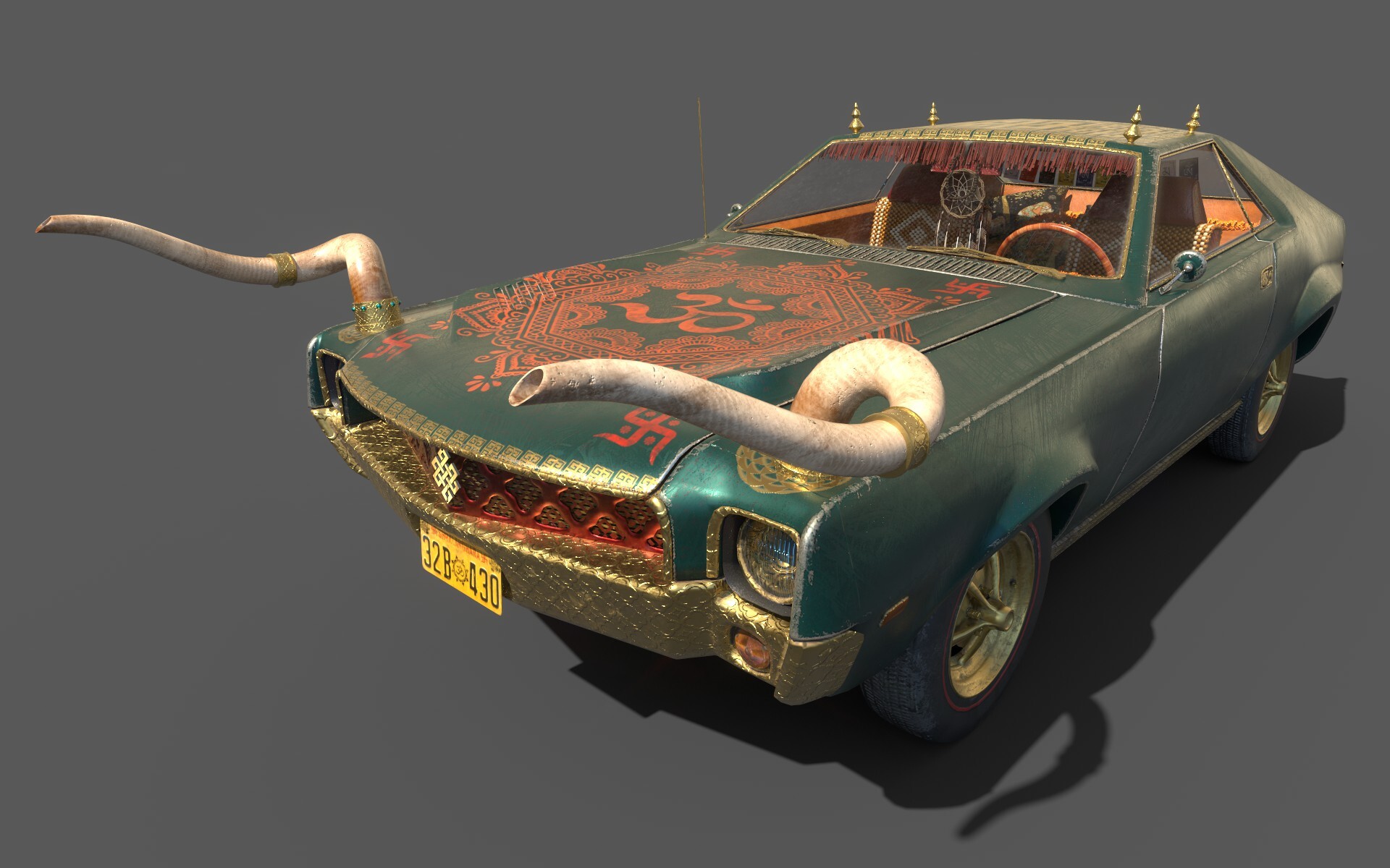 ArtStation - Ganesha car