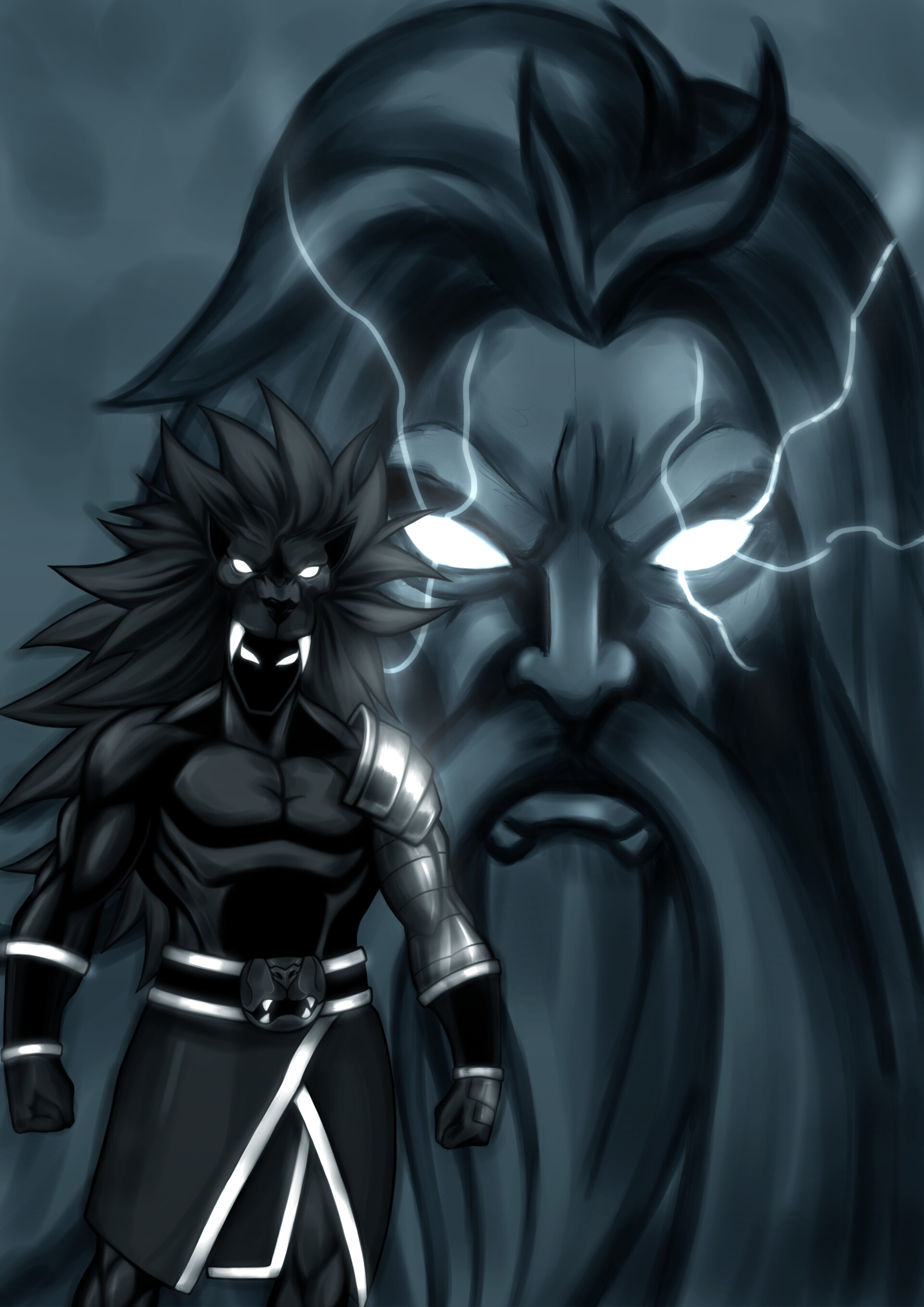 ArtStation - Zeus and Heracles