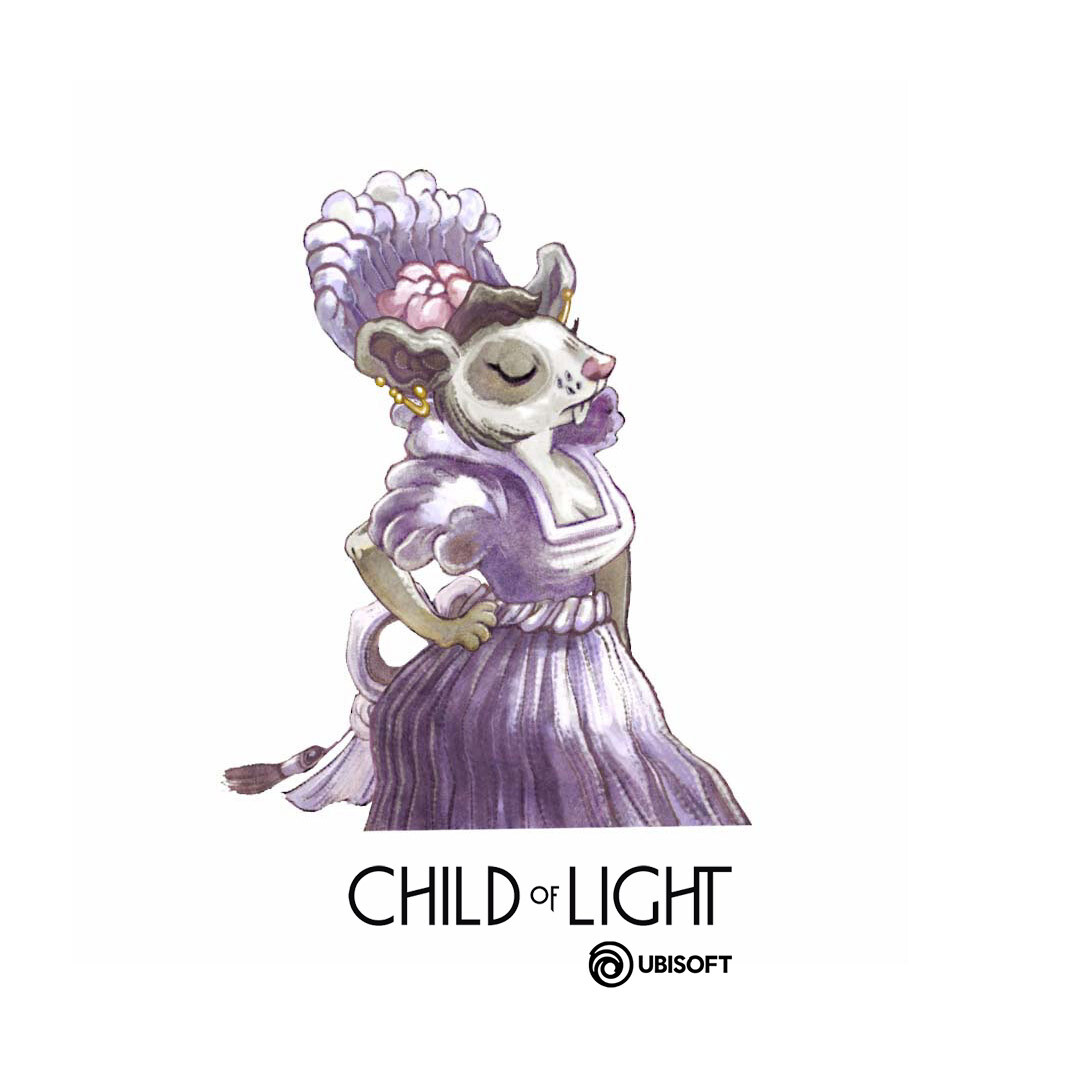 ArtStation - CHILD OF LIGHT CHARACTER