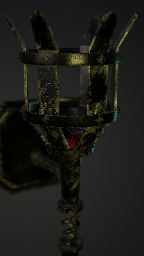 ArtStation - Medieval torch concept