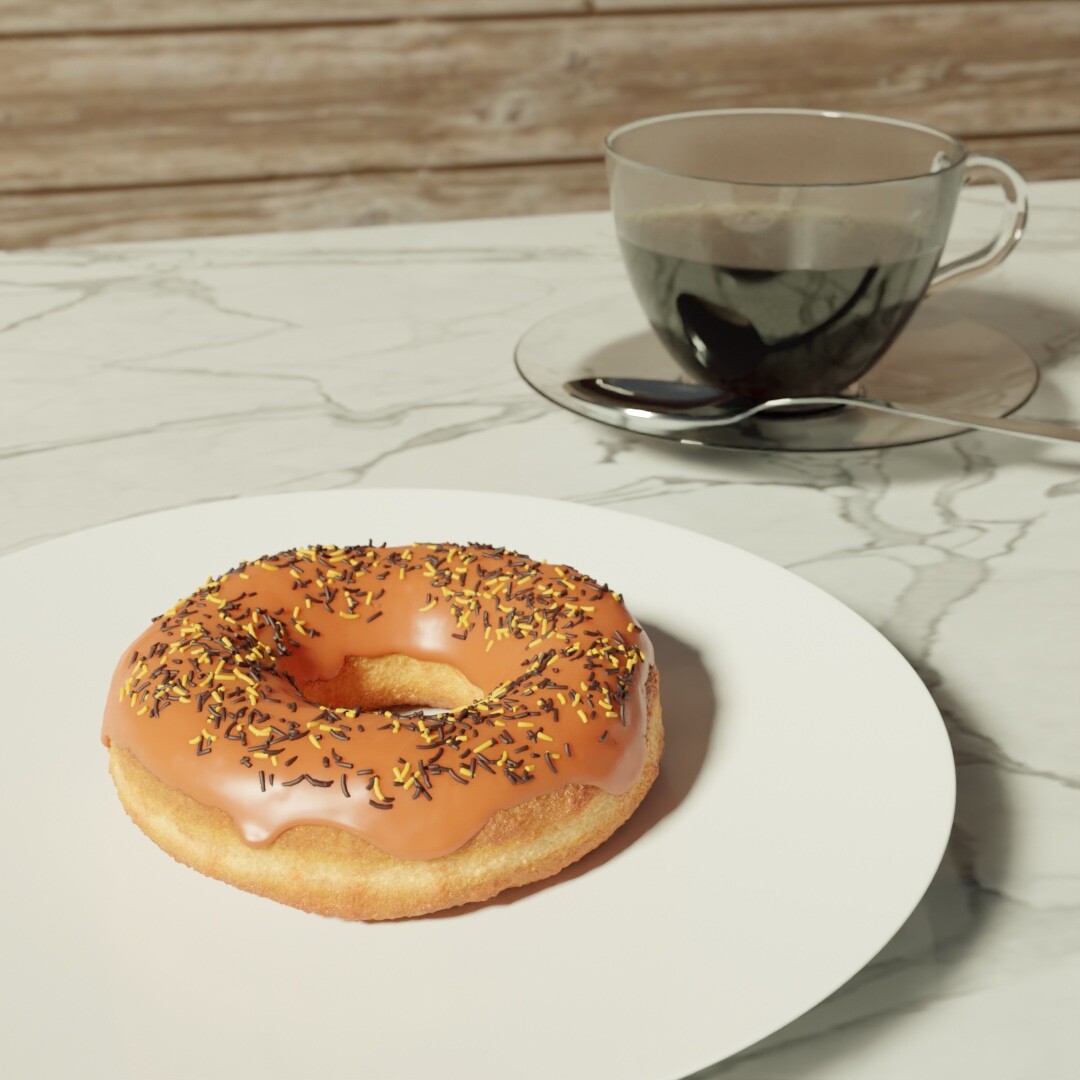 ArtStation - 3d Donut