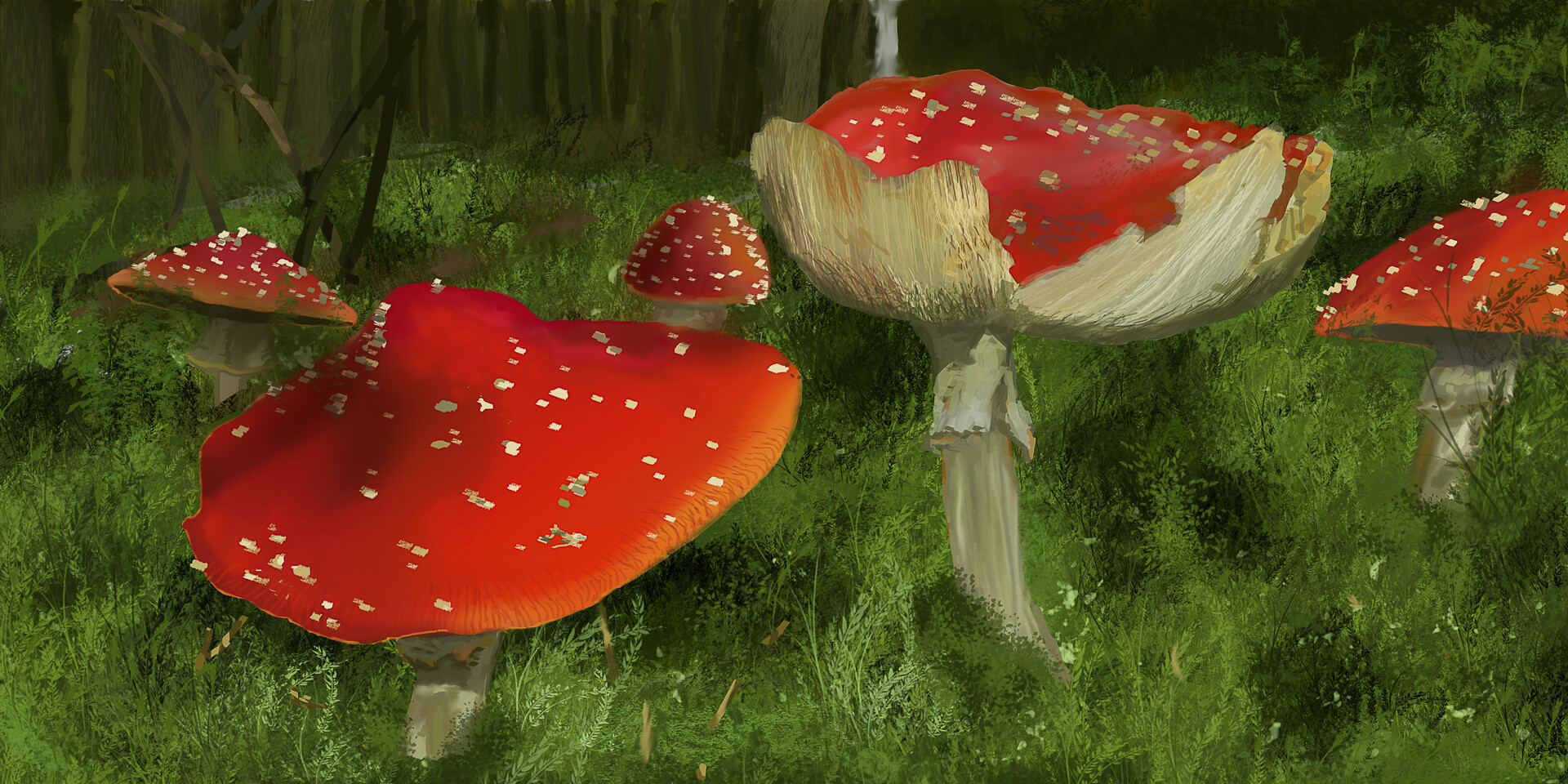 ArtStation - Toadstool Clearing