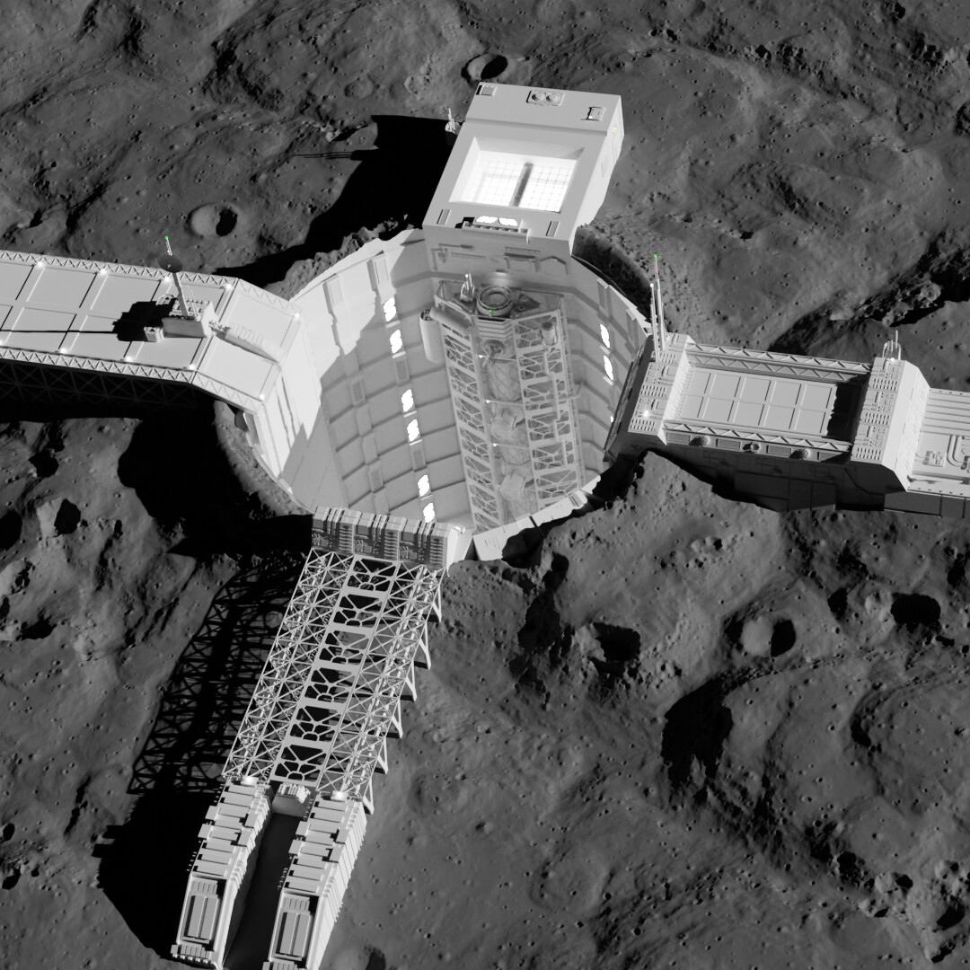 ArtStation - Moonscape base