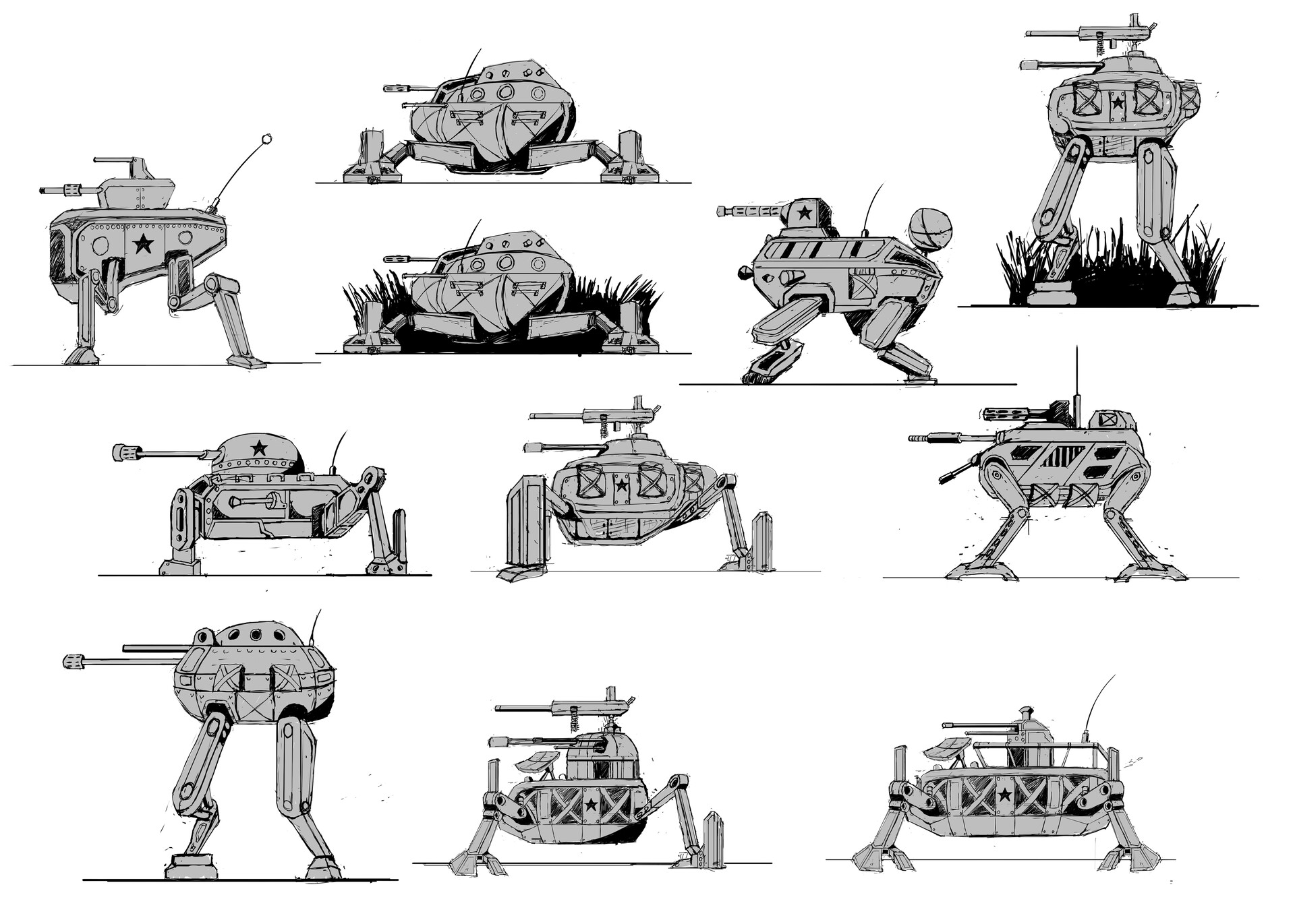 ArtStation - Mechanical Drawings