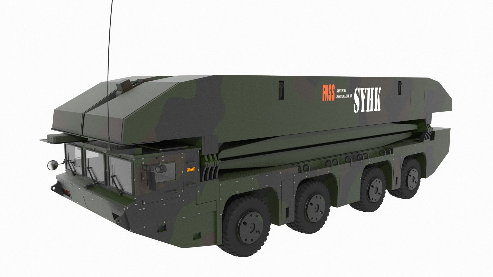 ArtStation - FNSS Samur AAAB Armoured Amphibious Assault Bridge