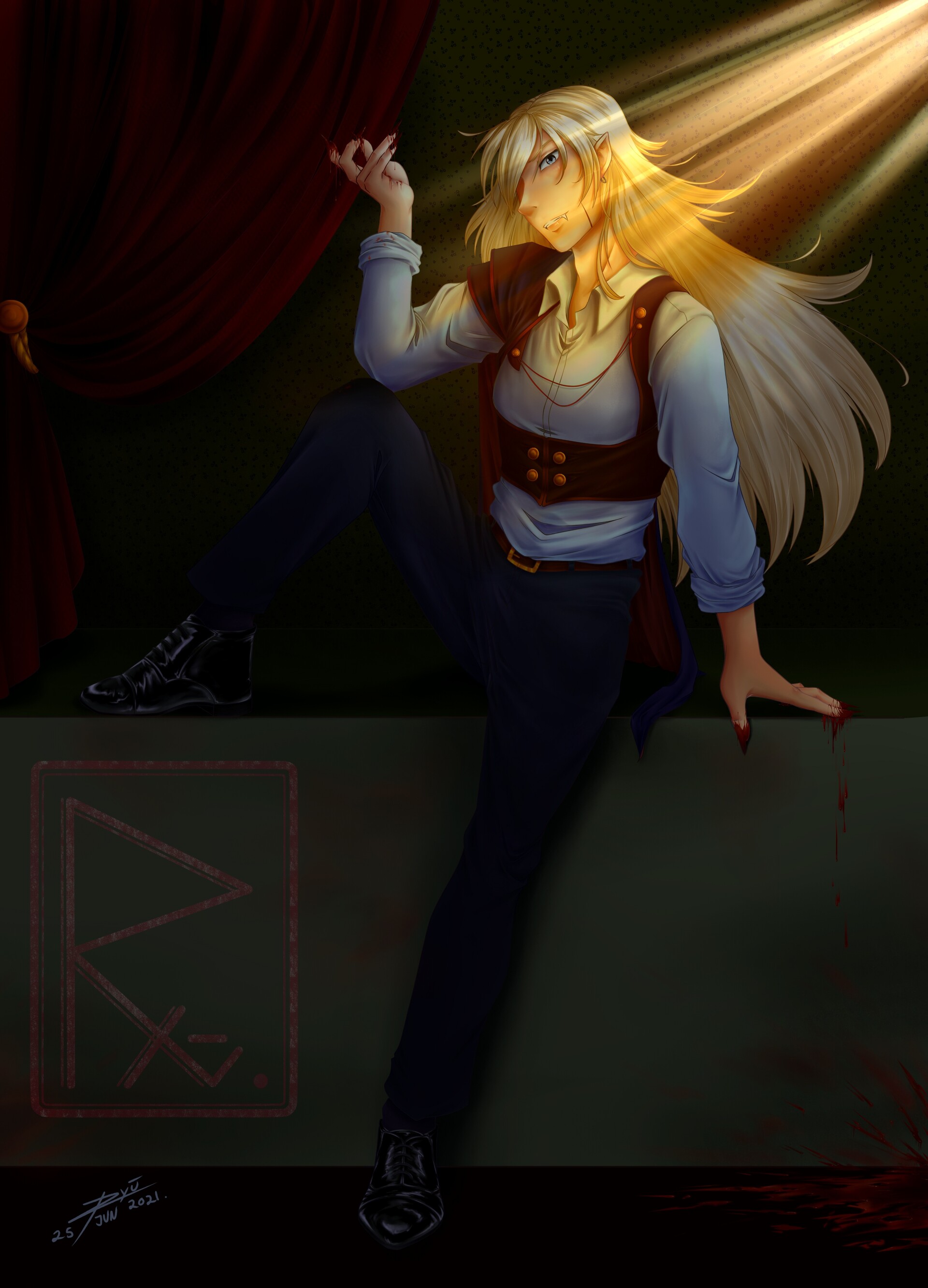 ArtStation - Vampire - Finished Comission