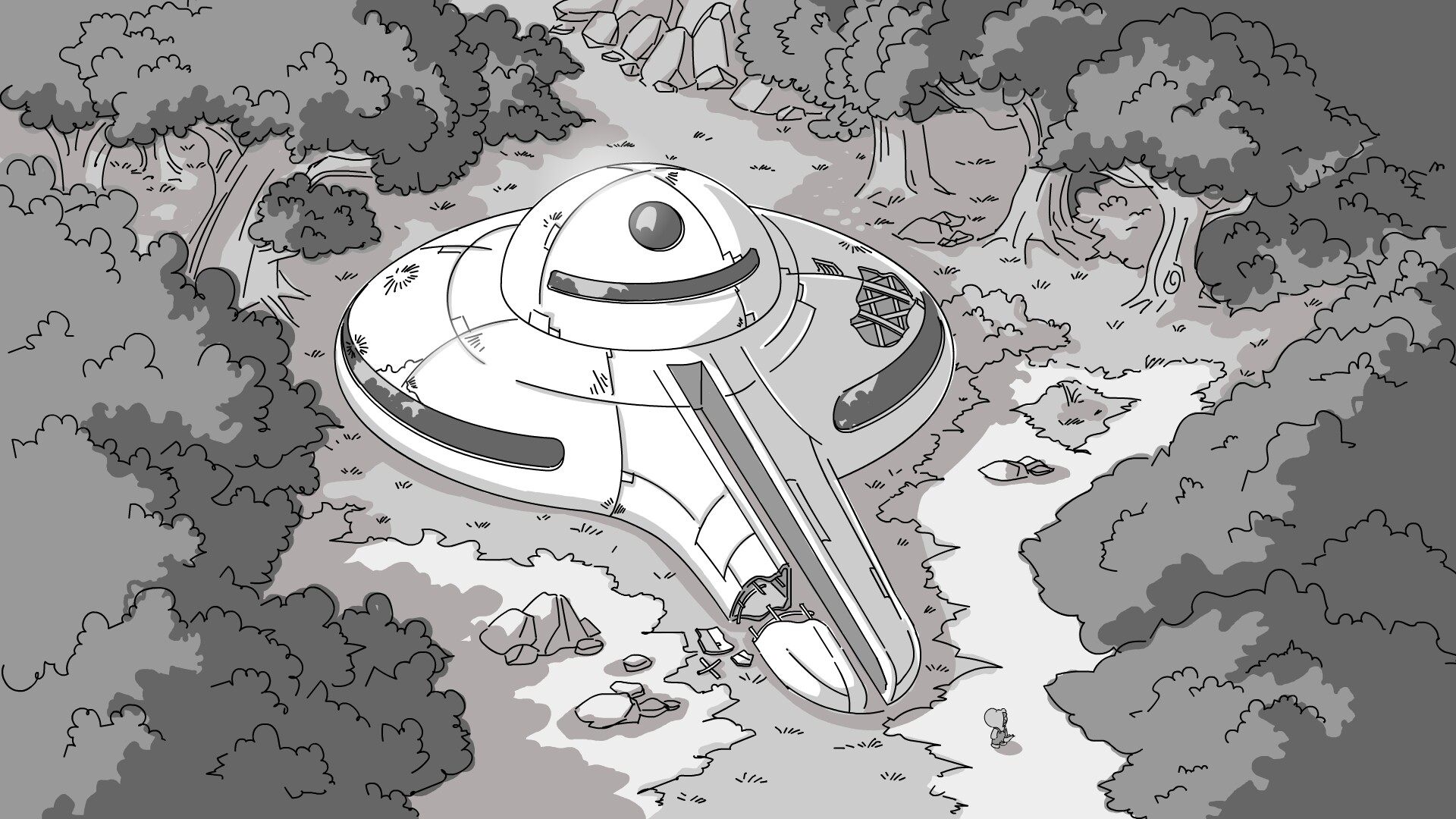 ArtStation - Cartoon science fiction settings（Continuous update）