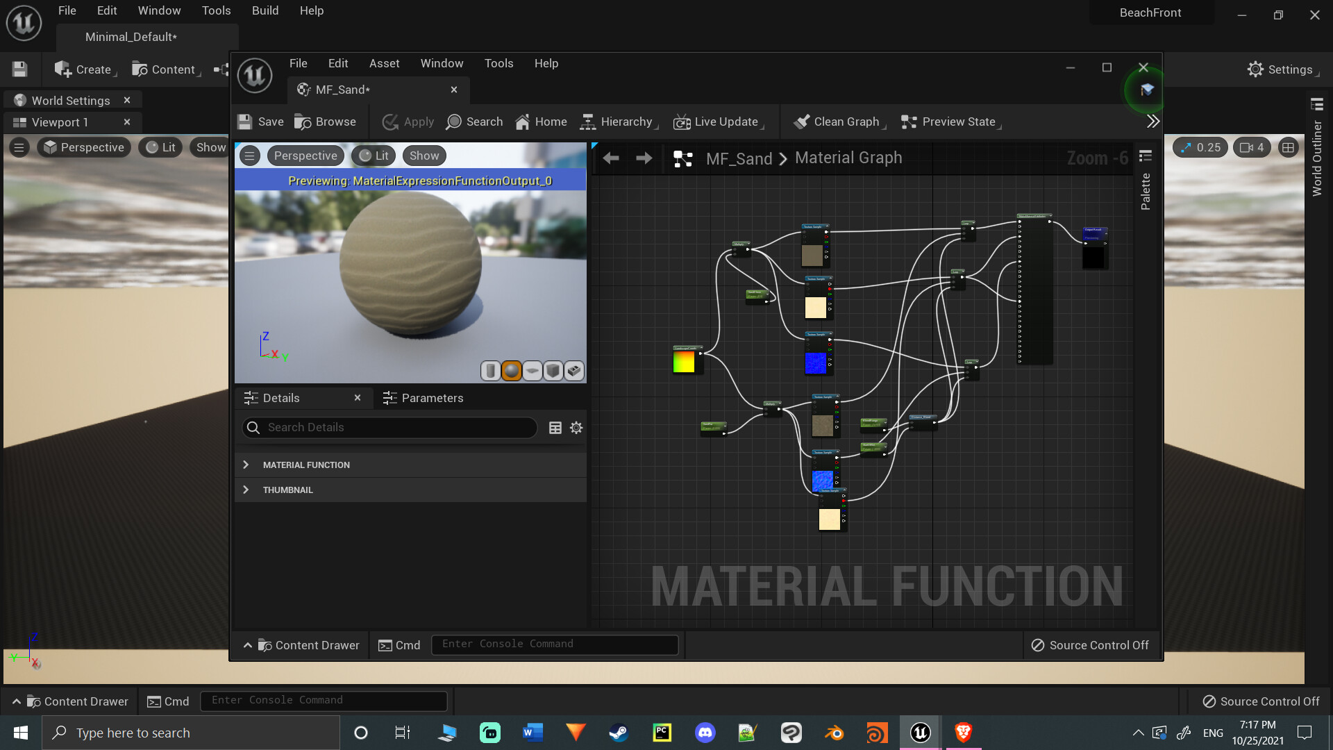 ArtStation - Unreal-Engine5 Material Making Sand!!