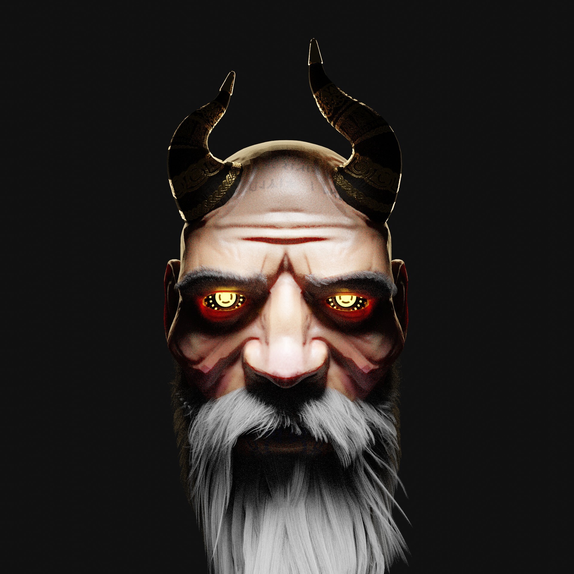Aditya Rane - Mimir - God of War Stylized