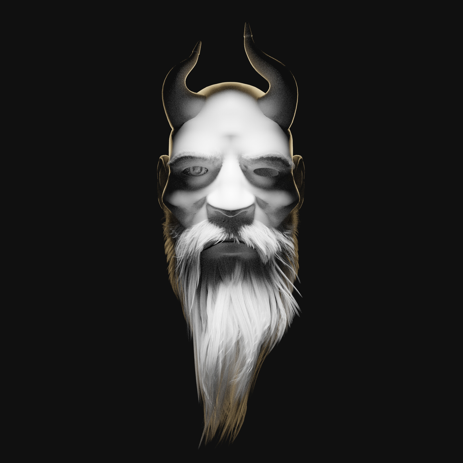 Aditya Rane - Mimir - God of War Stylized