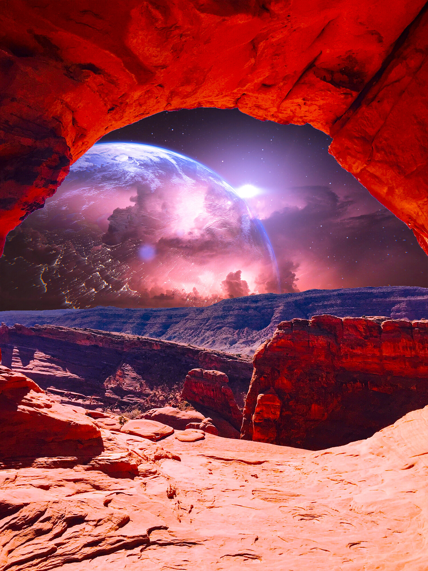 ArtStation - Mountain Space Cave