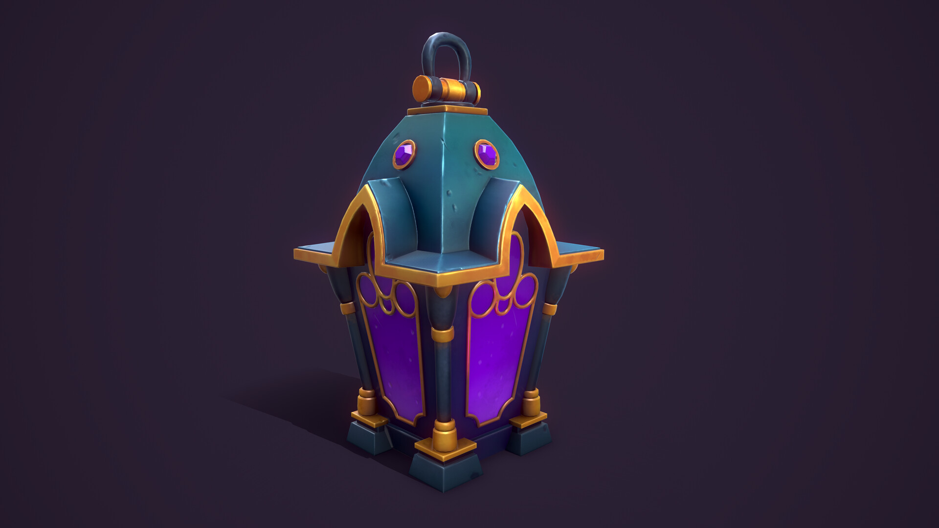 ArtStation - Stylized lantern