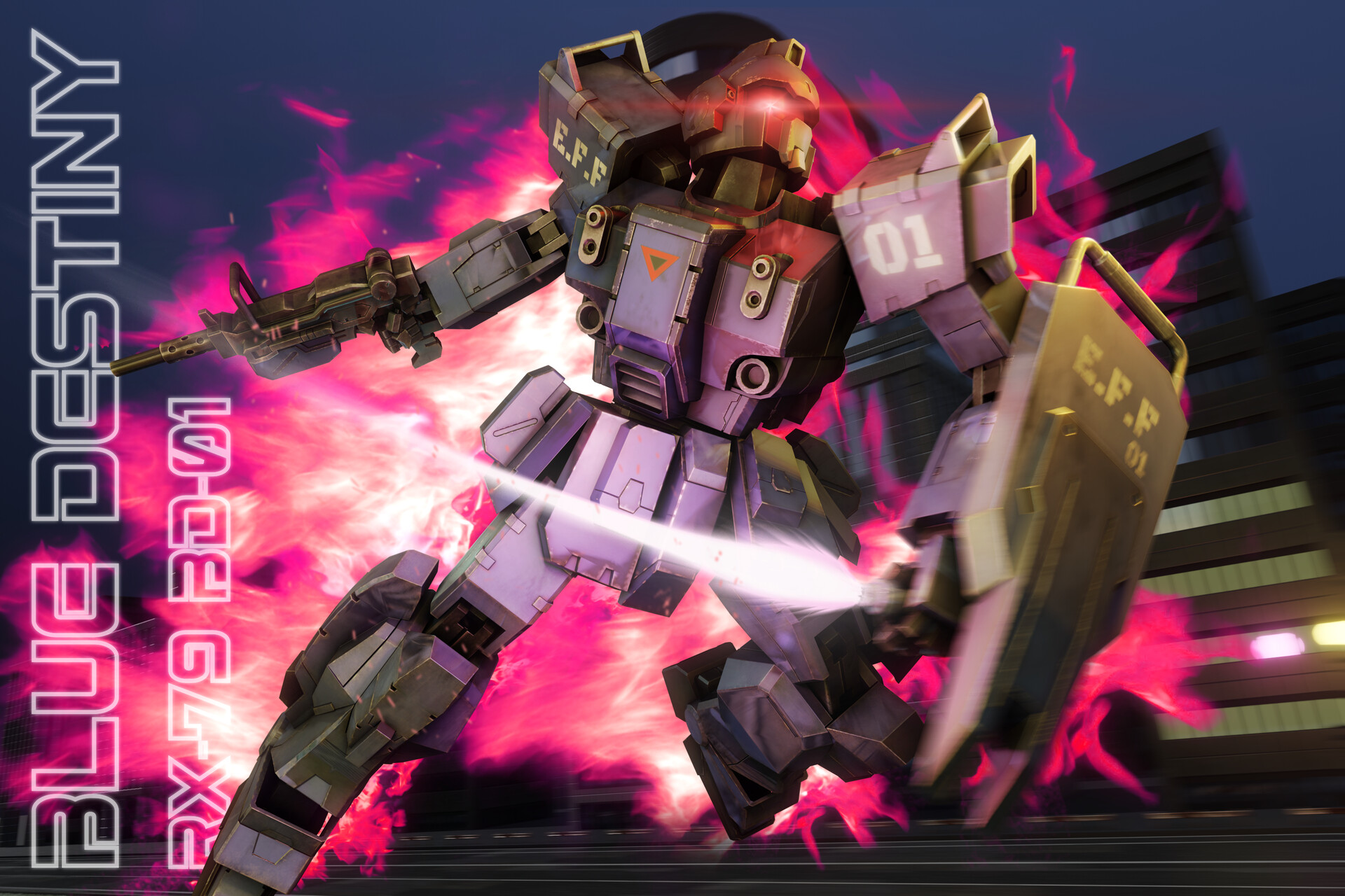 ArtStation - Blue Destiny 01