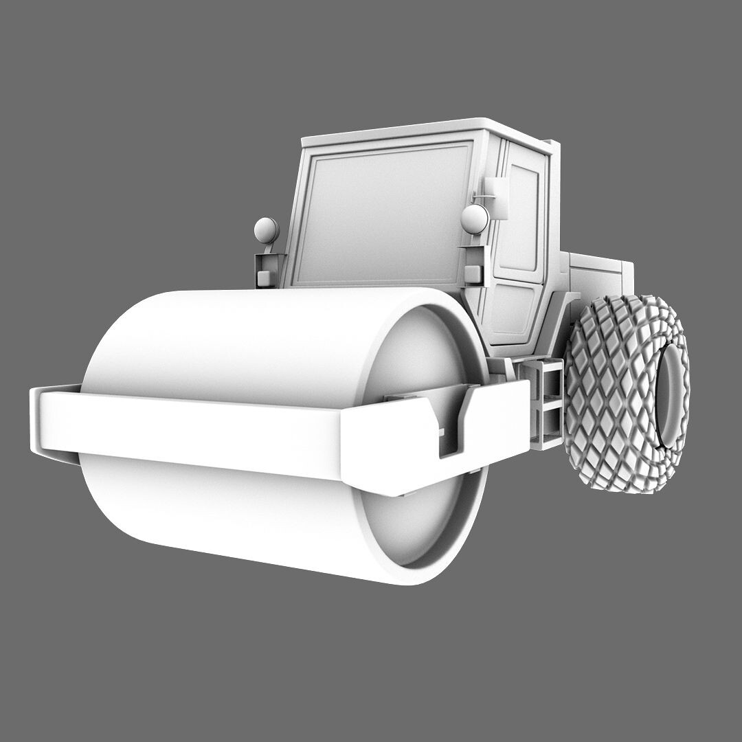ArtStation - ROAD ROLLER