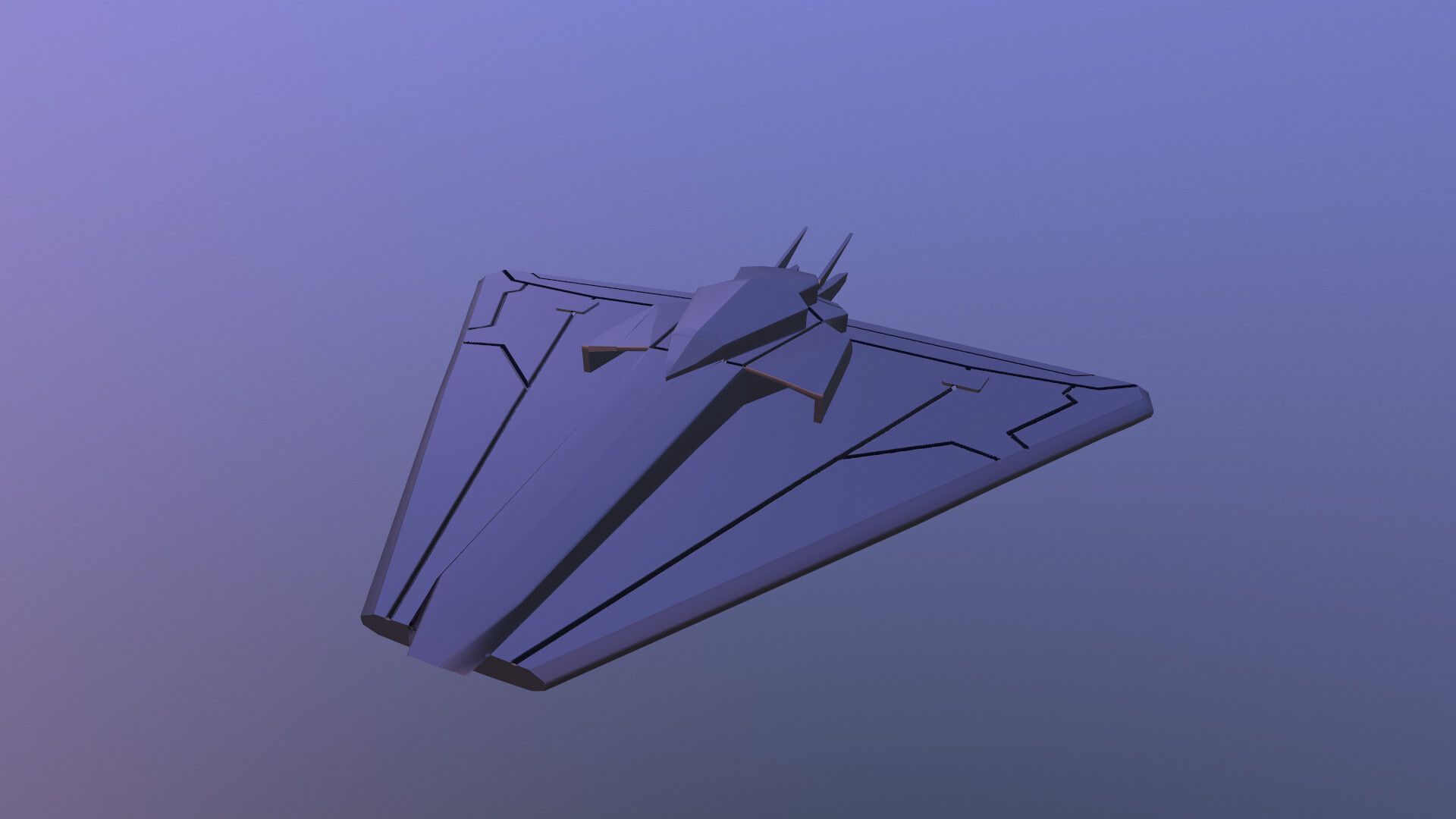 ArtStation - TRIANGULAR SHIP
