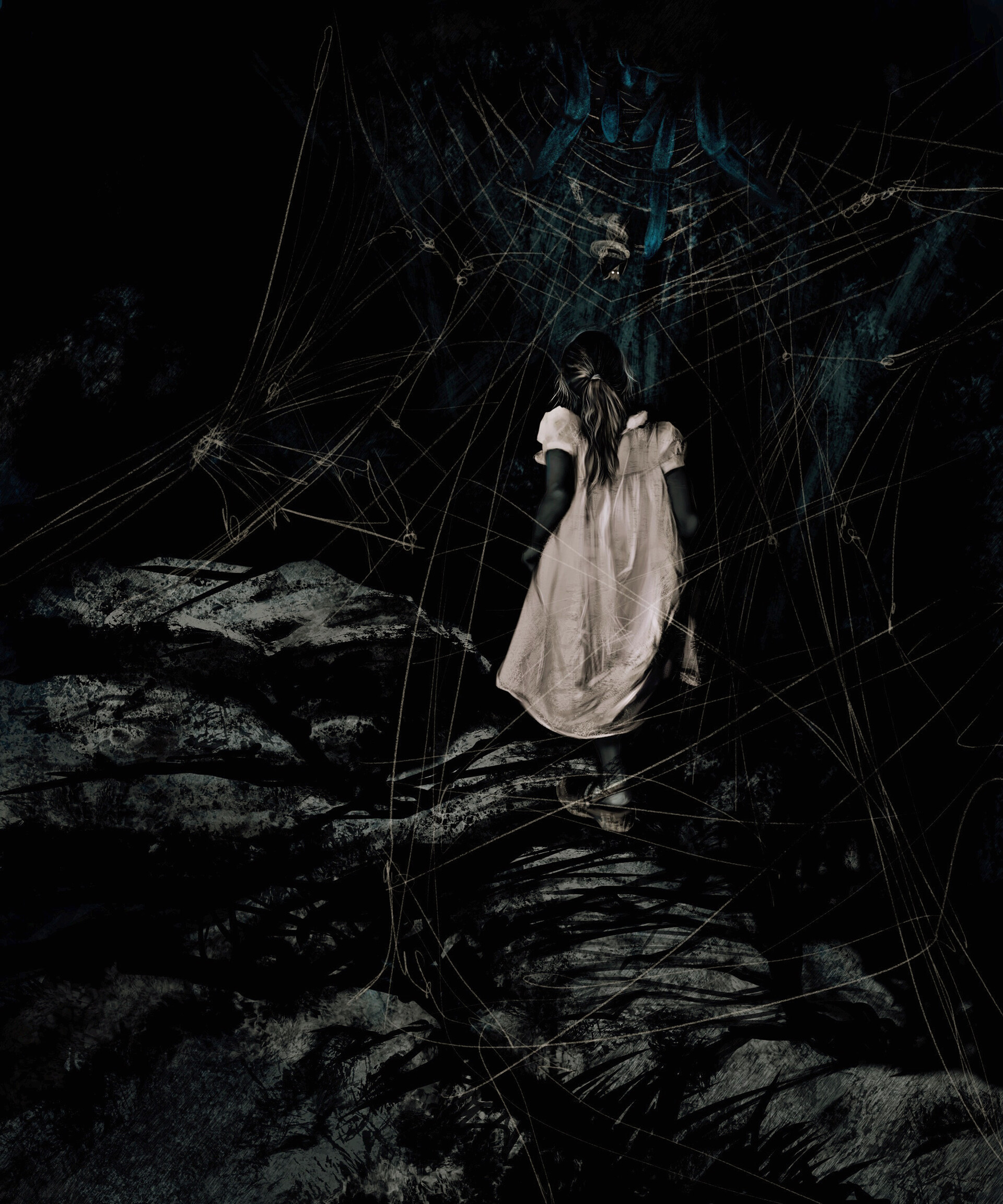 ArtStation - Girl and Tarantul