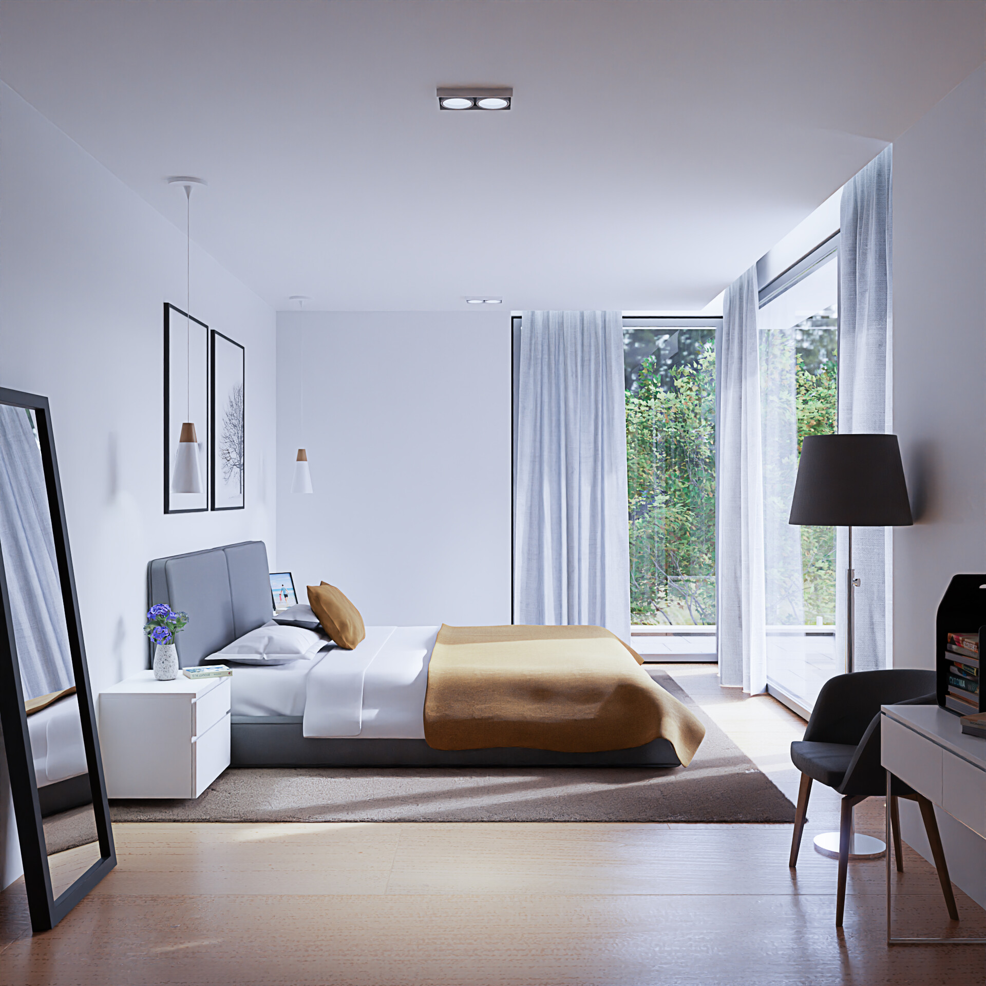 ArtStation - Archviz Bedroom