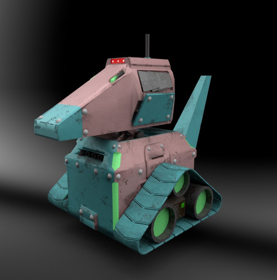 ArtStation - Porygon - Bot 3D Model