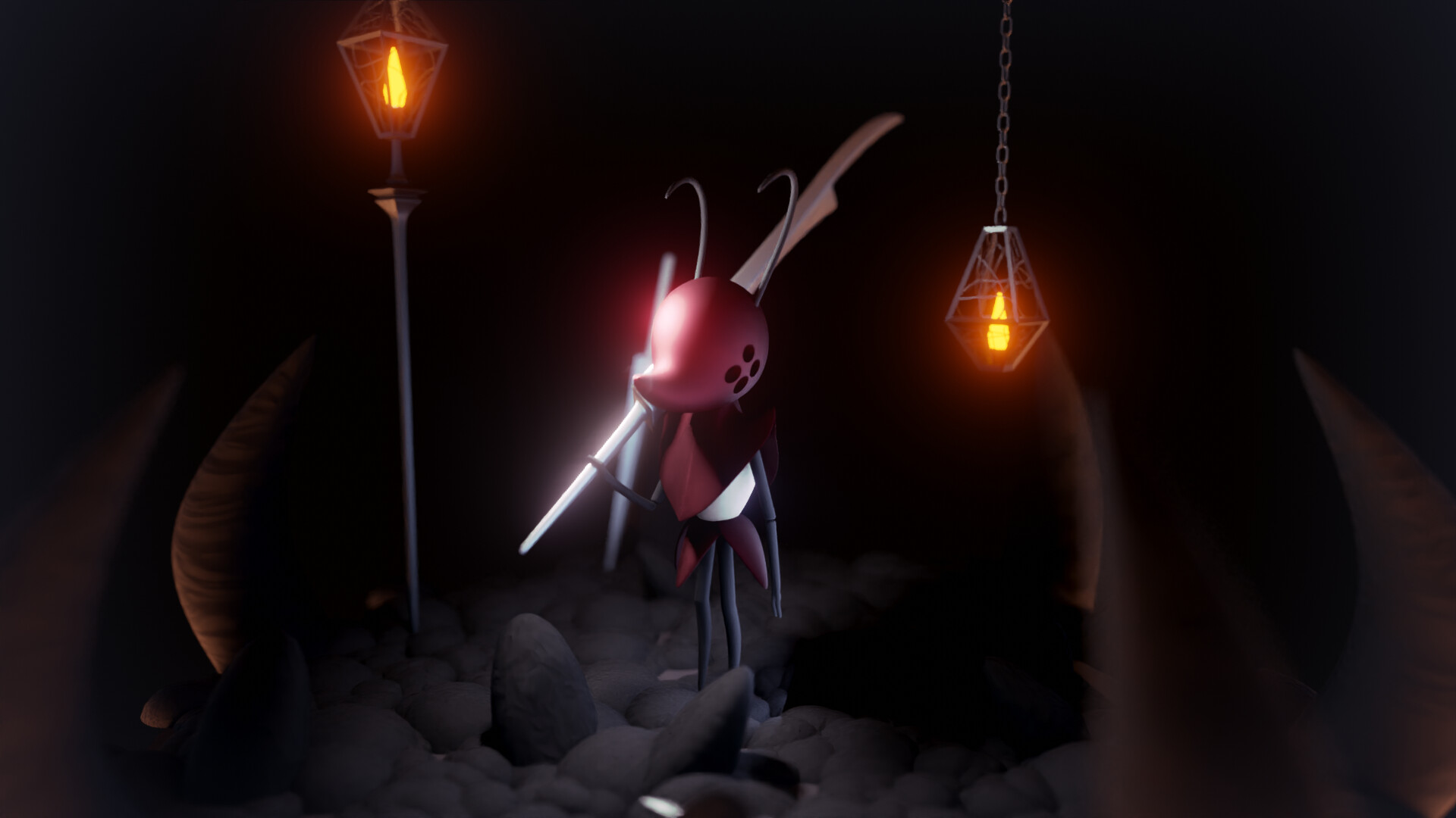 DarioDiaz - God tamer Hollow Knight fan art