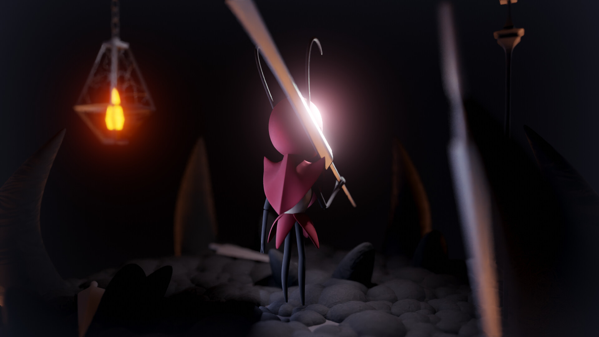 DarioDiaz - God tamer Hollow Knight fan art