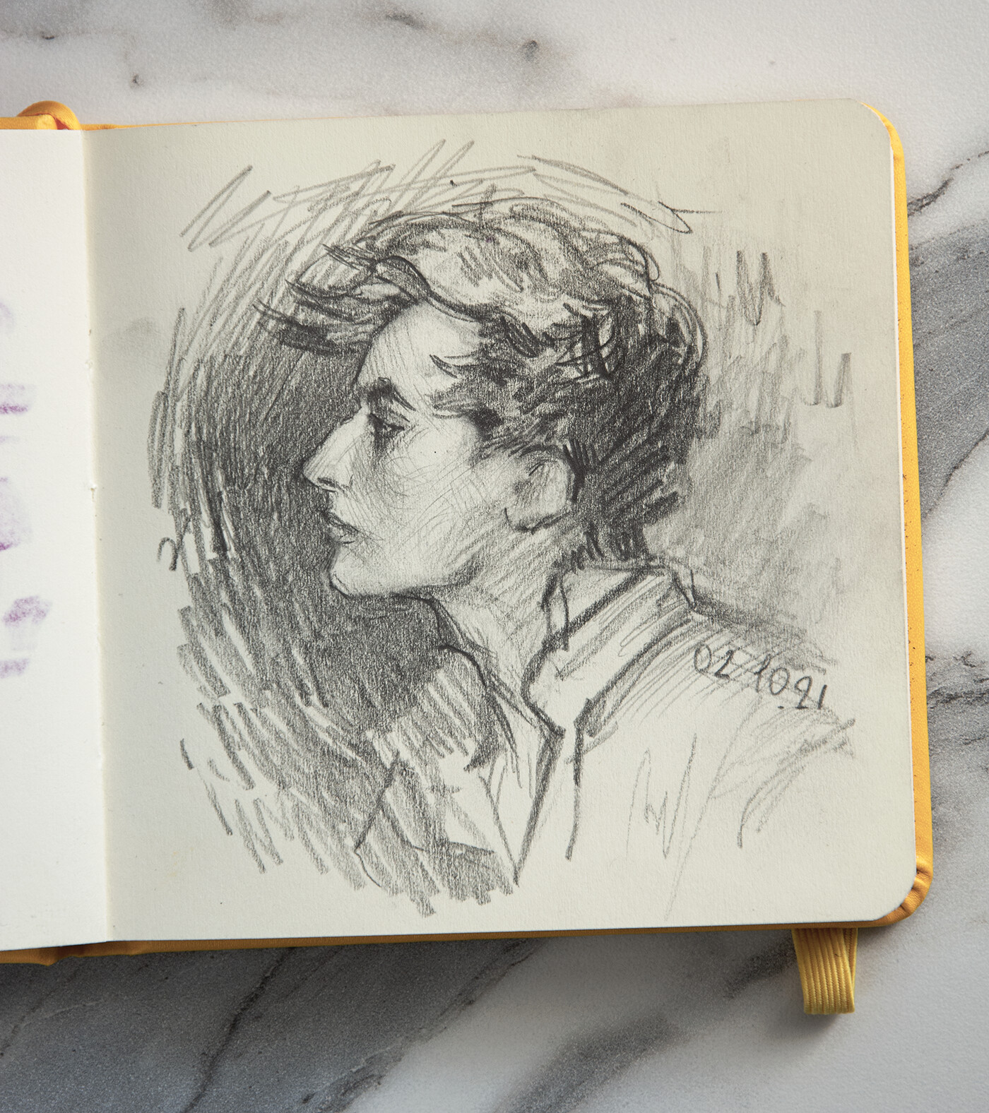 ArtStation - October pencil sketches