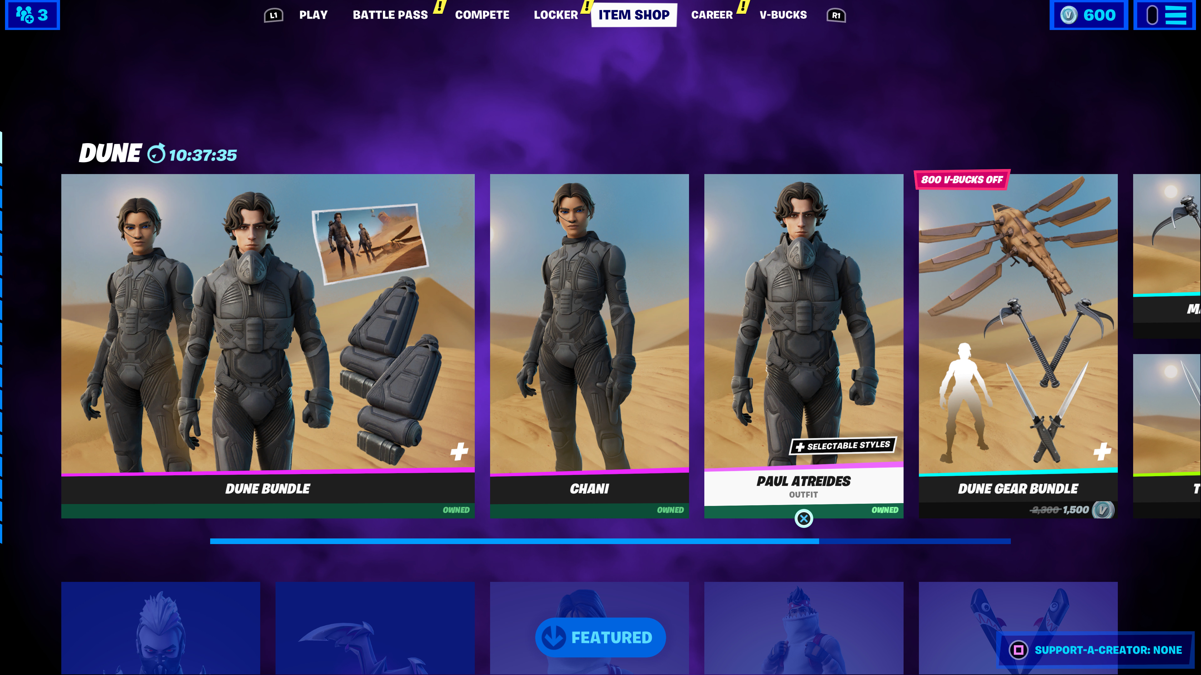 Justin Holt - FORTNITE | PAUL ATREIDES SKIN
