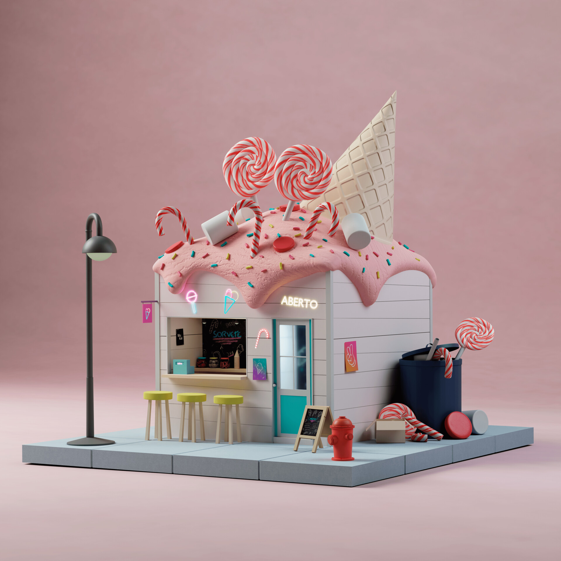 ArtStation - Candy Shop