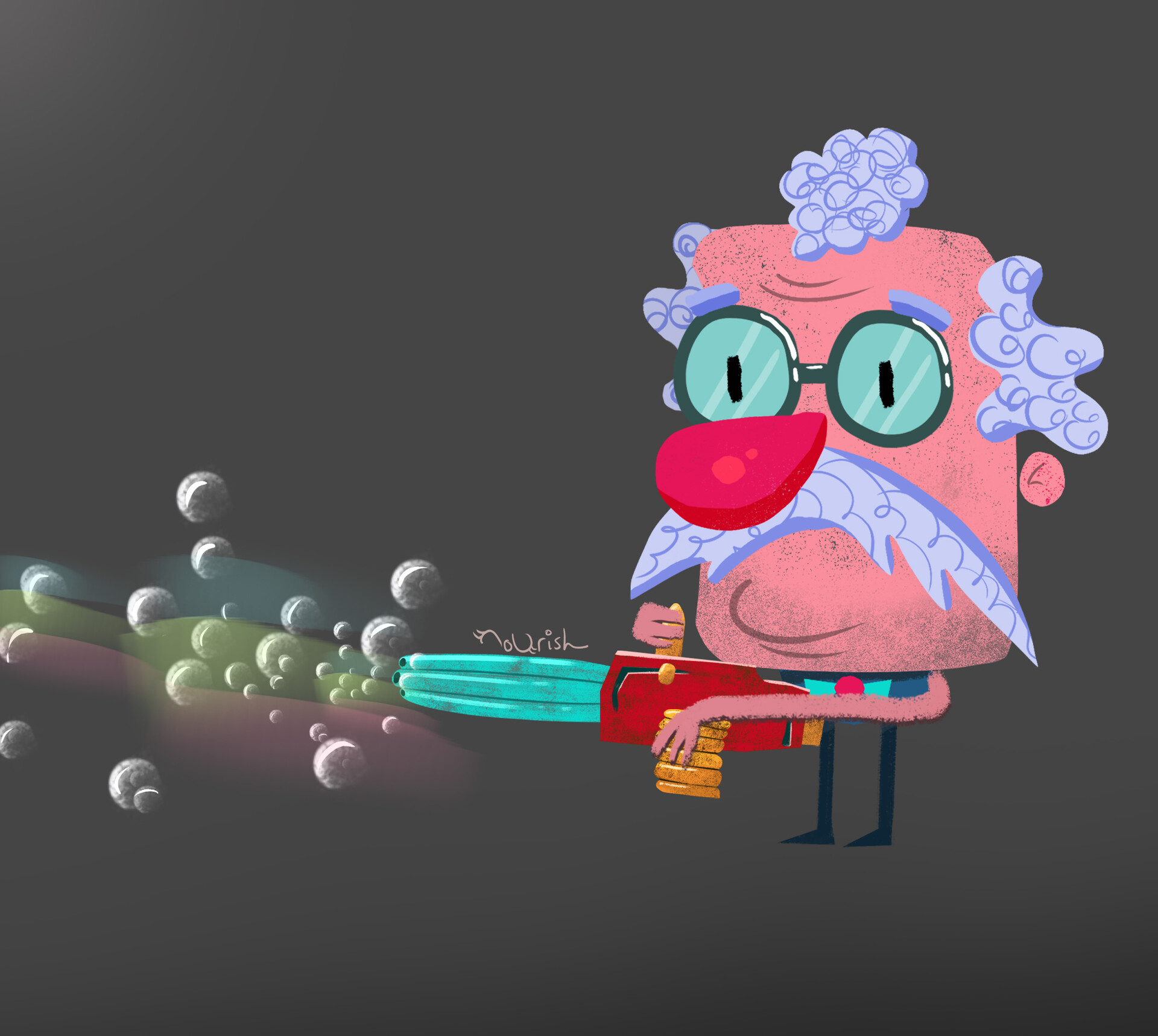 ArtStation - Smart with gun!