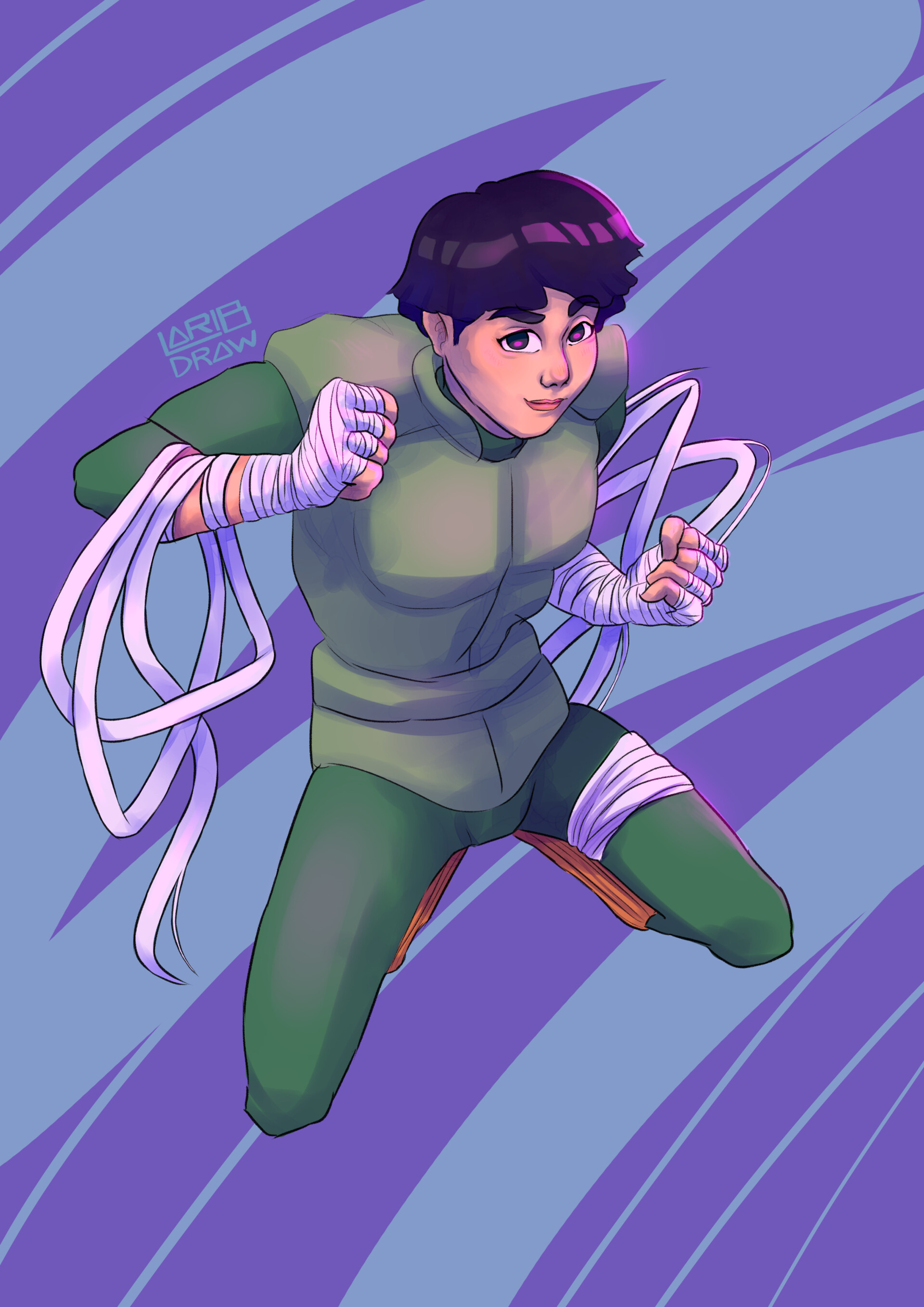 Rock Lee As A Girl