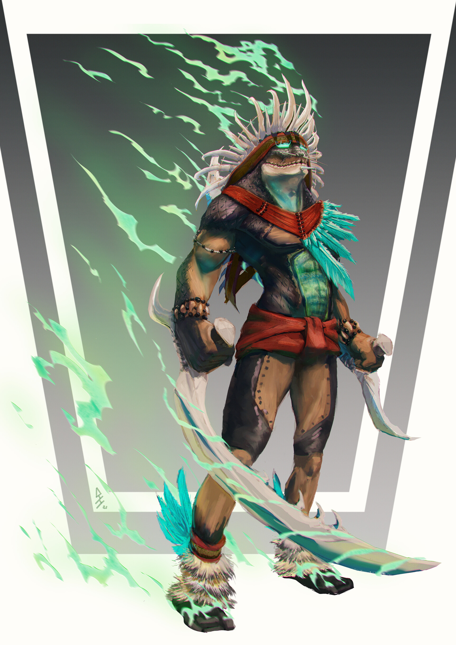 ArtStation - Boitatá - Character Design Challenge