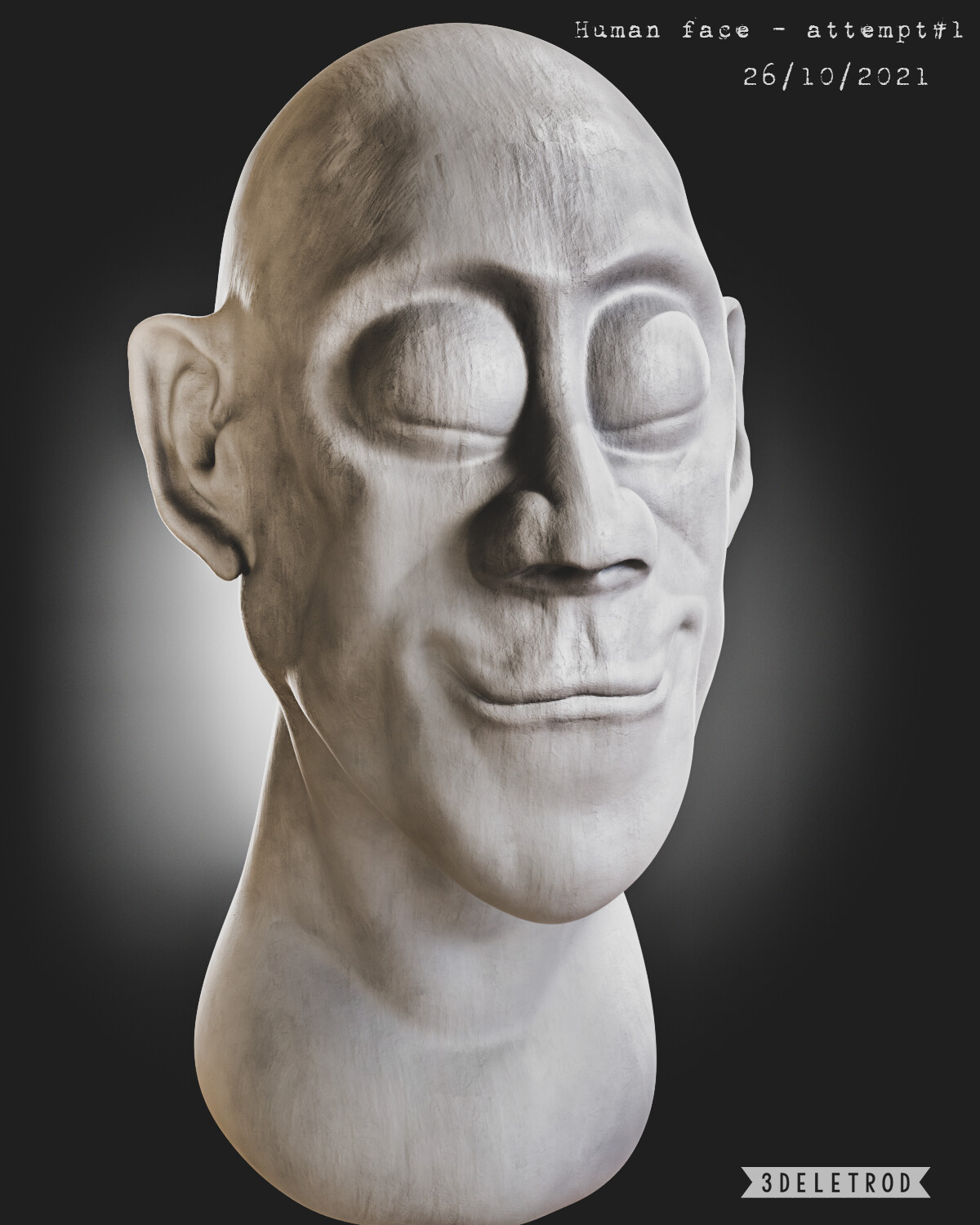 ArtStation - Human face - Attempt #1