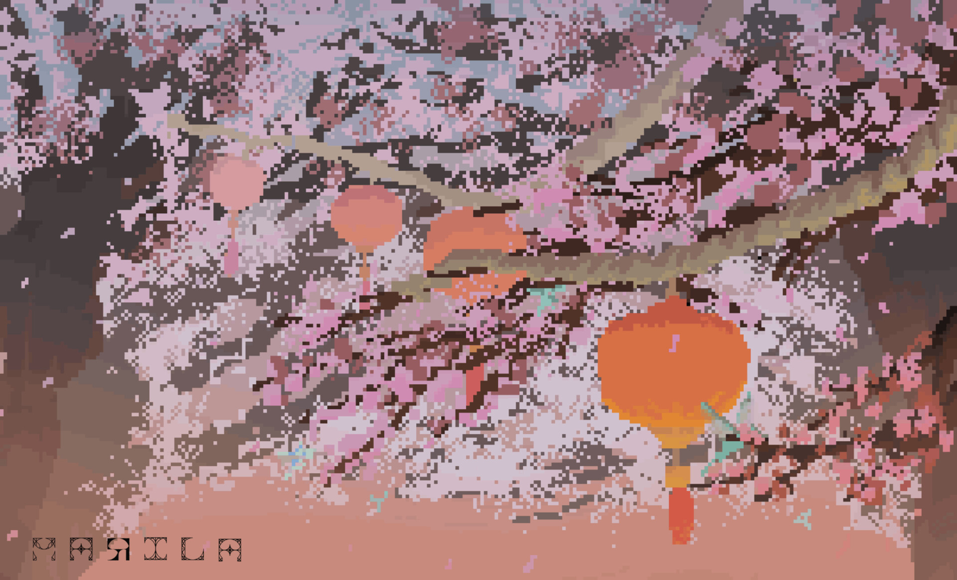 ArtStation - Cherry blossoms