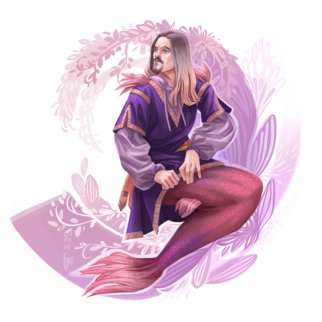 ArtStation - Mermay'21 "Medieval mermaid"