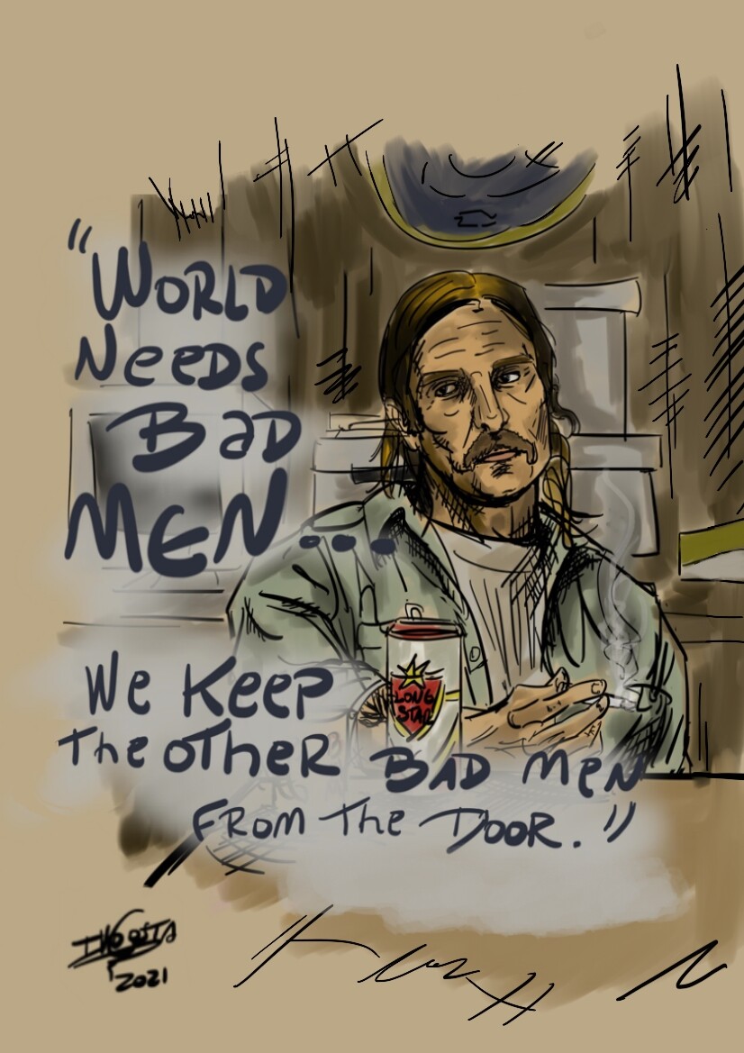 ArtStation - True Detective Rust Cohle