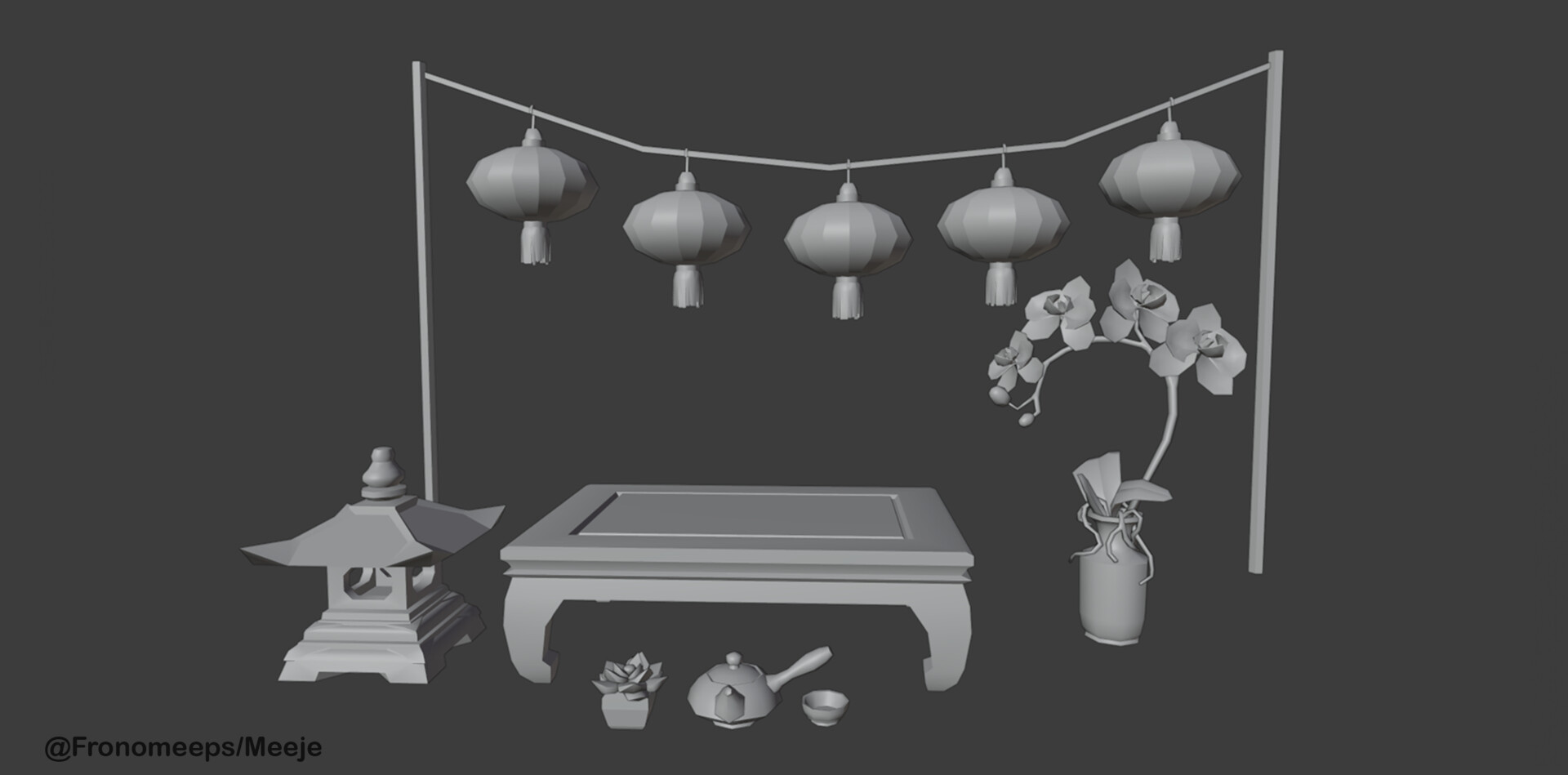 ArtStation - Low Poly Props