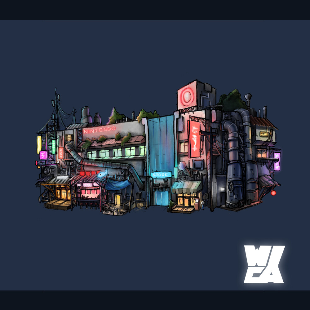 ArtStation - object shaped building