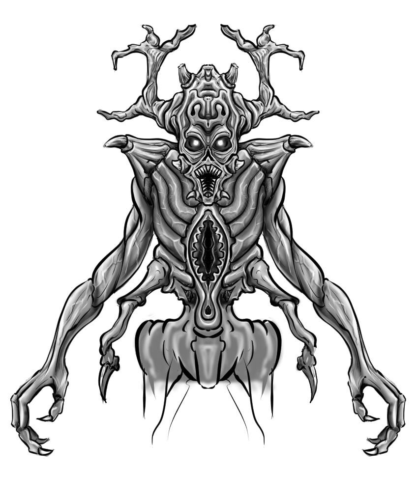 Keith Talbot - Aztec Alien Creature