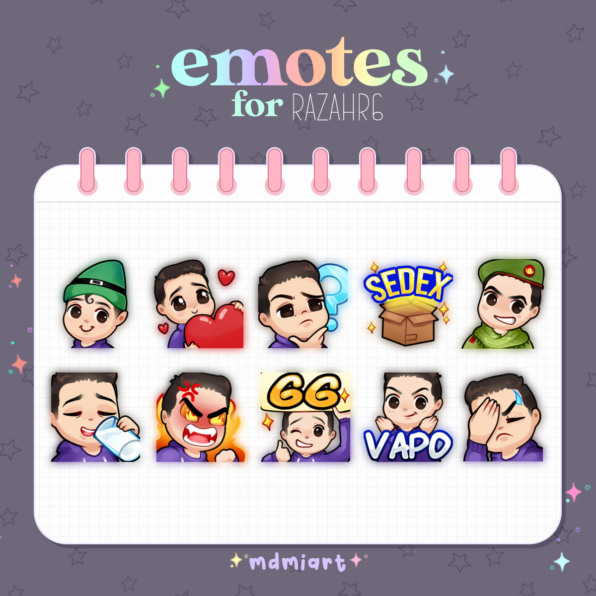 ArtStation - Razah Emotes