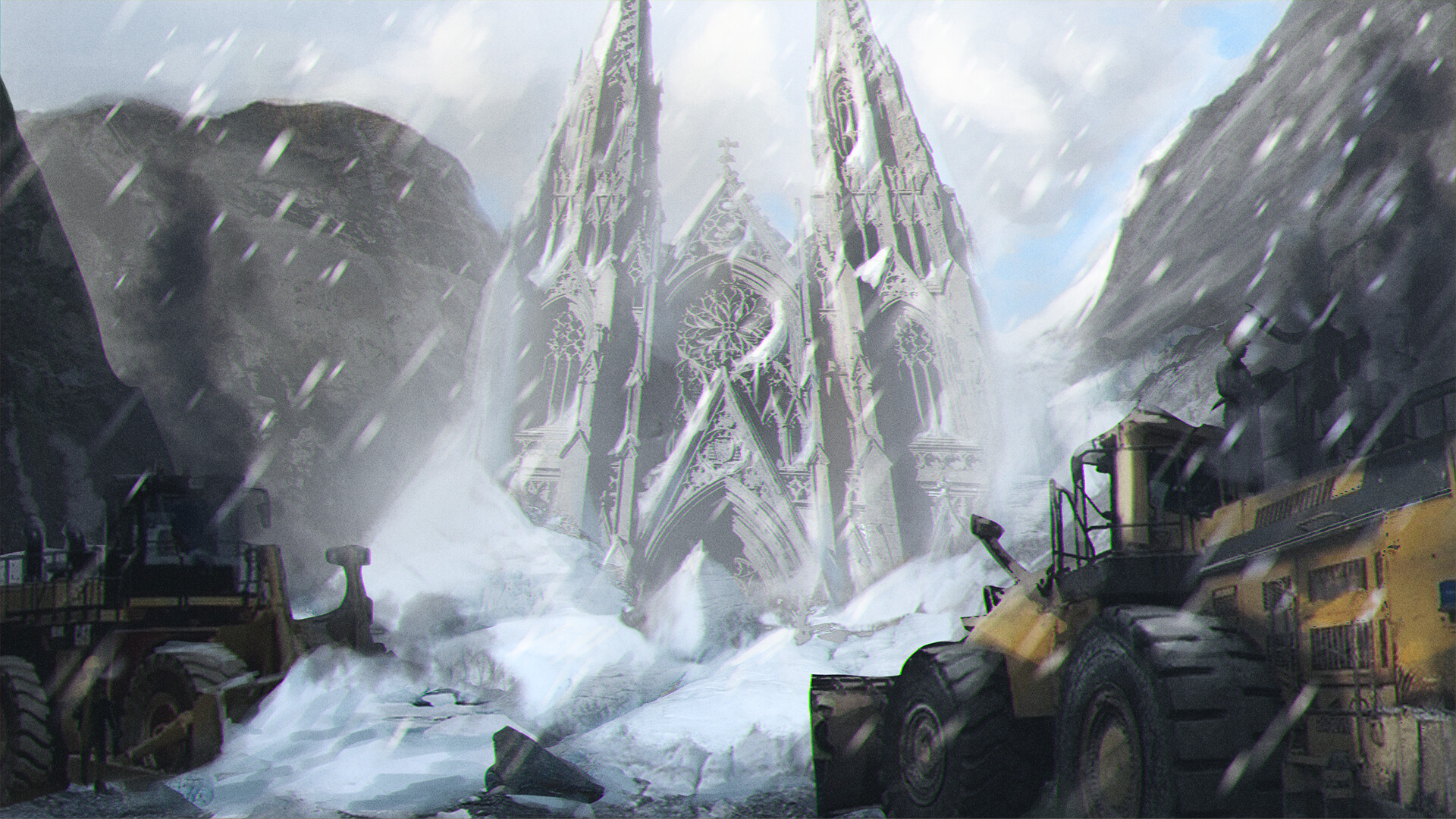 ArtStation - Frozen Cathedral
