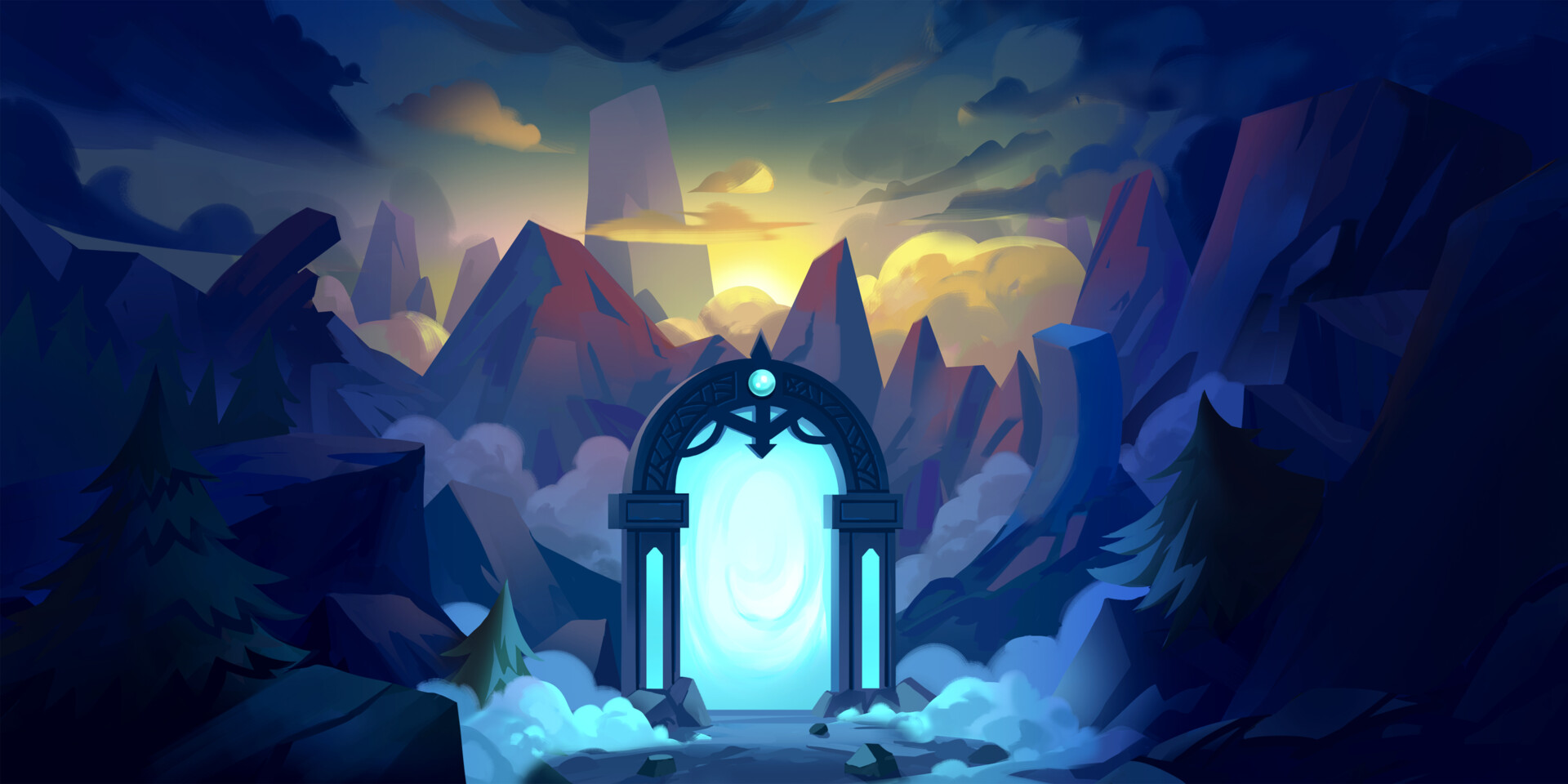 Brandon Liu - Minigod Madness: Main Menu Background