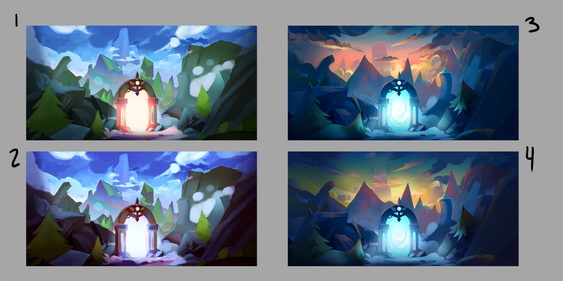 Brandon Liu - Minigod Madness: Main Menu Background