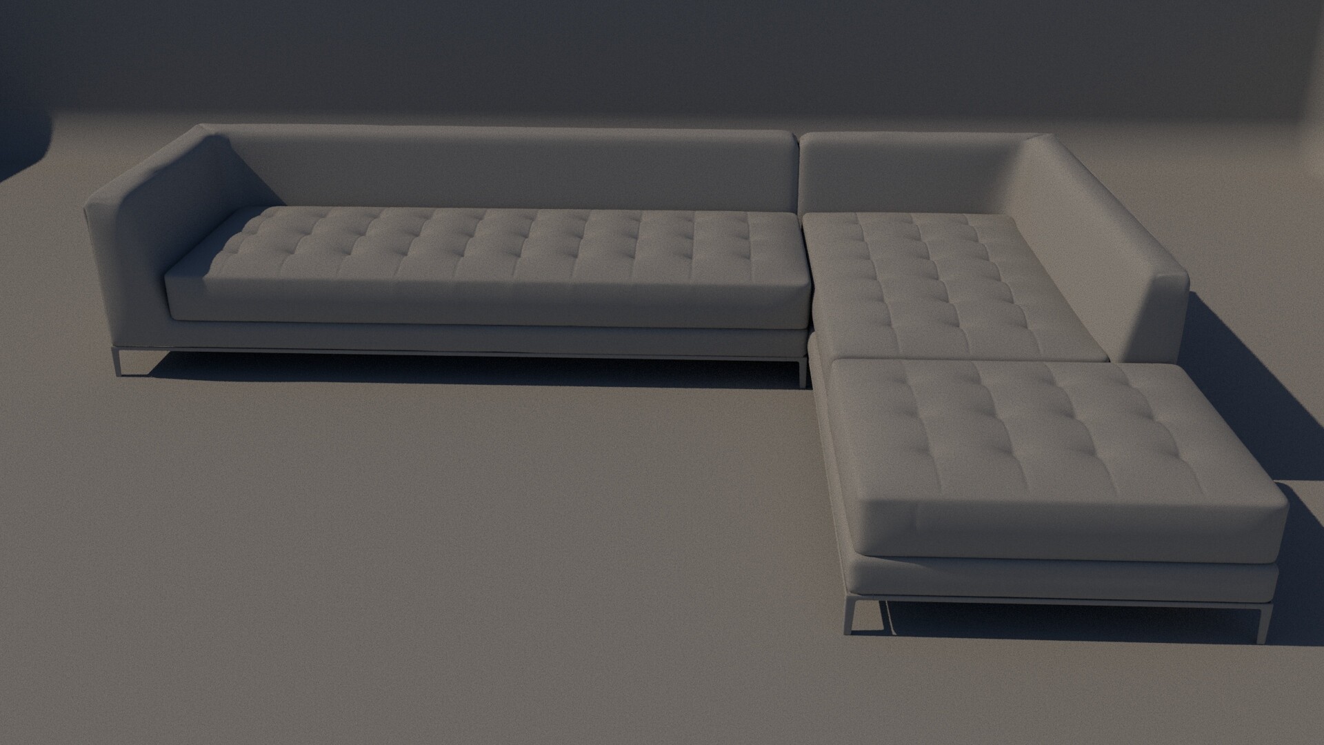 ArtStation - L shape sofa