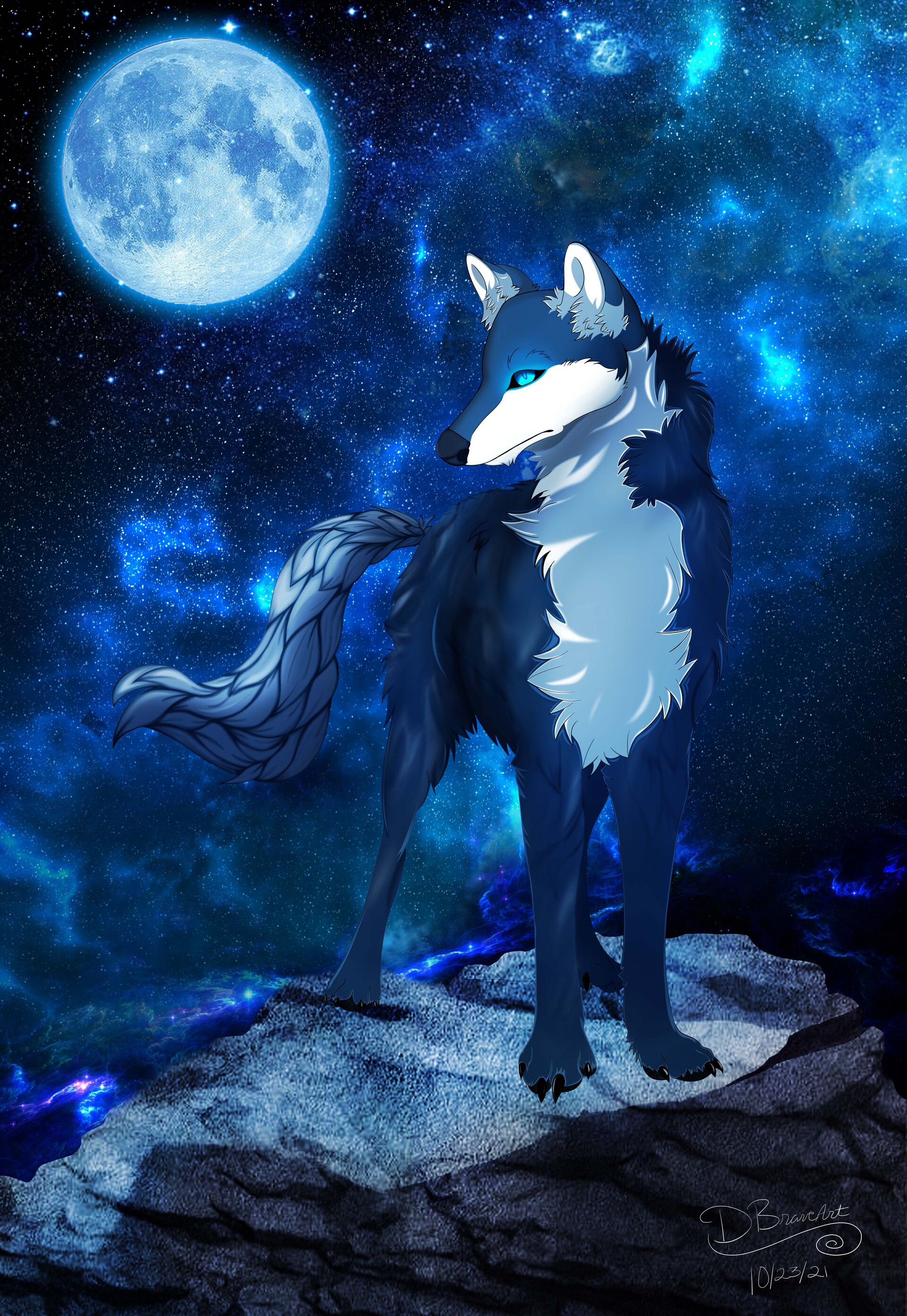 ArtStation - Sapphire Wolf