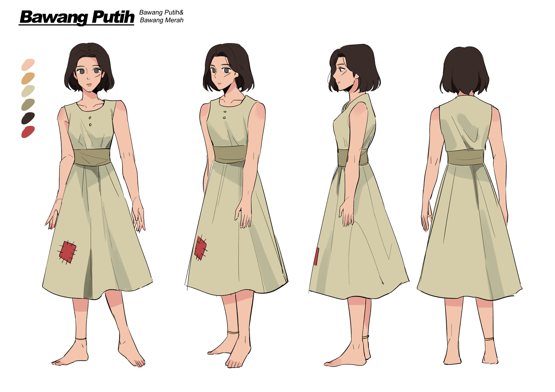 ArtStation - Character Design Model Sheets, Pose & Face Expressions