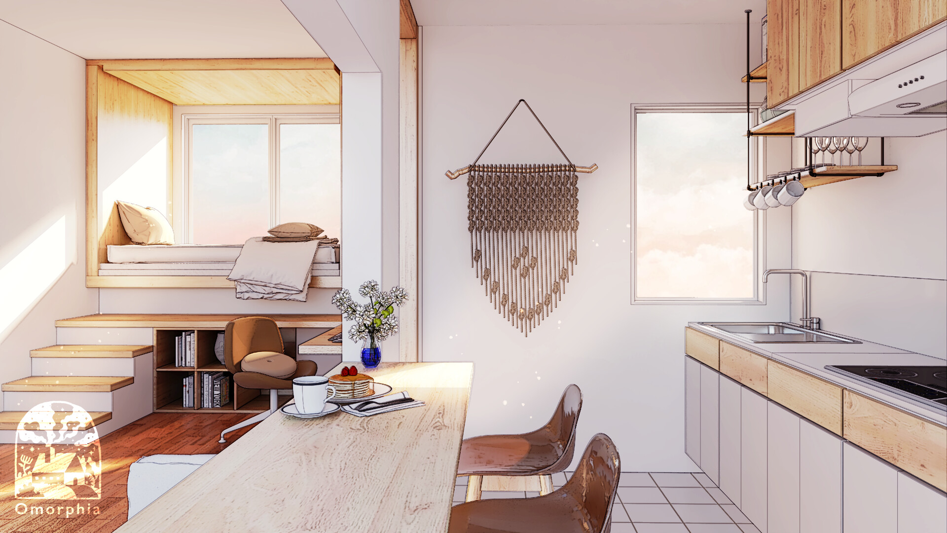 Omorphia Visual - Open Space Apartment