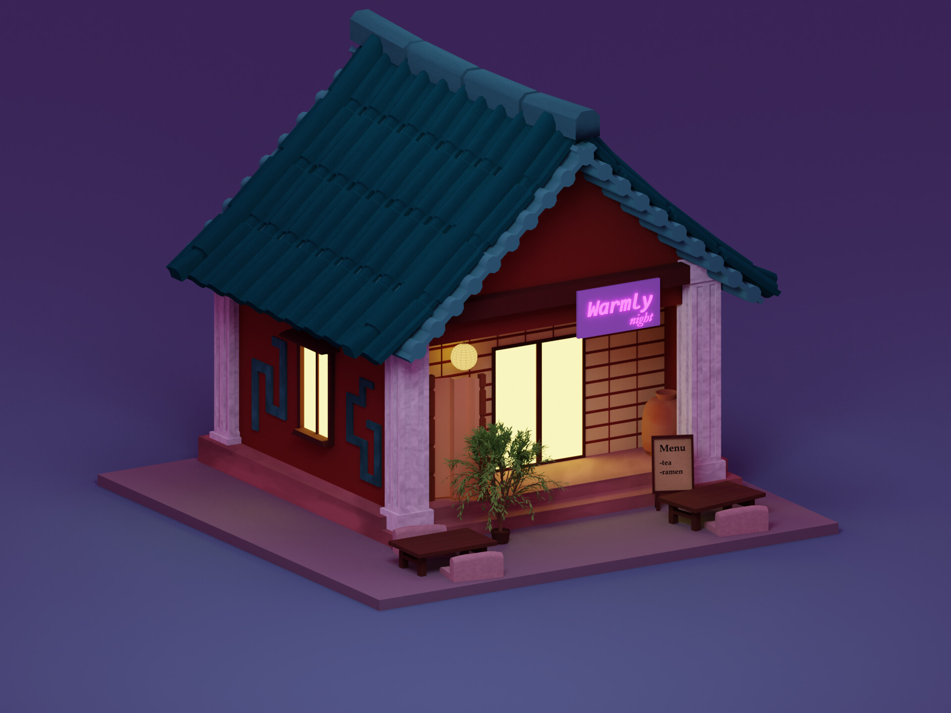 ArtStation - Japanese cafe