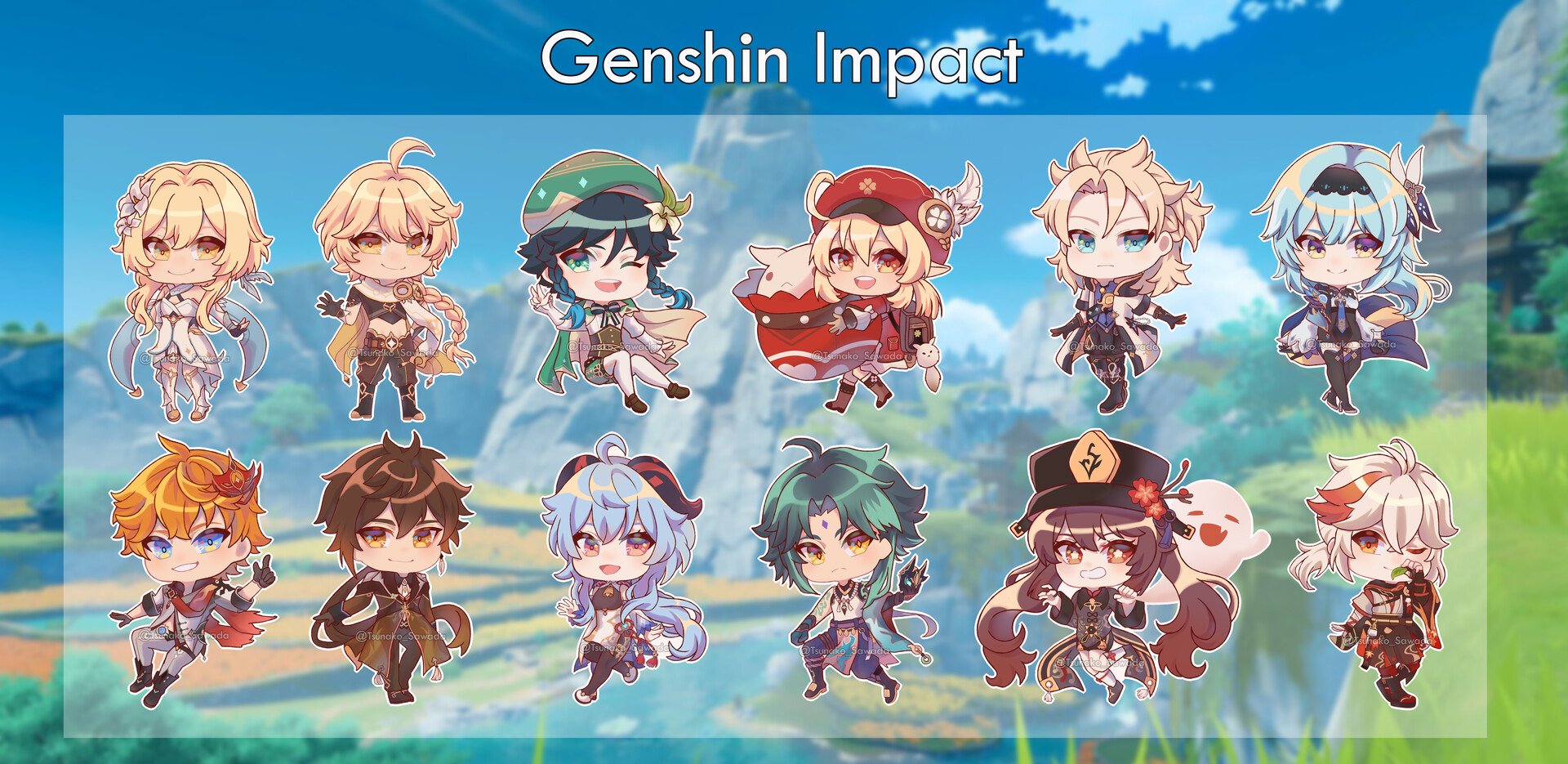 ArtStation - Chibis | Genshin Impact