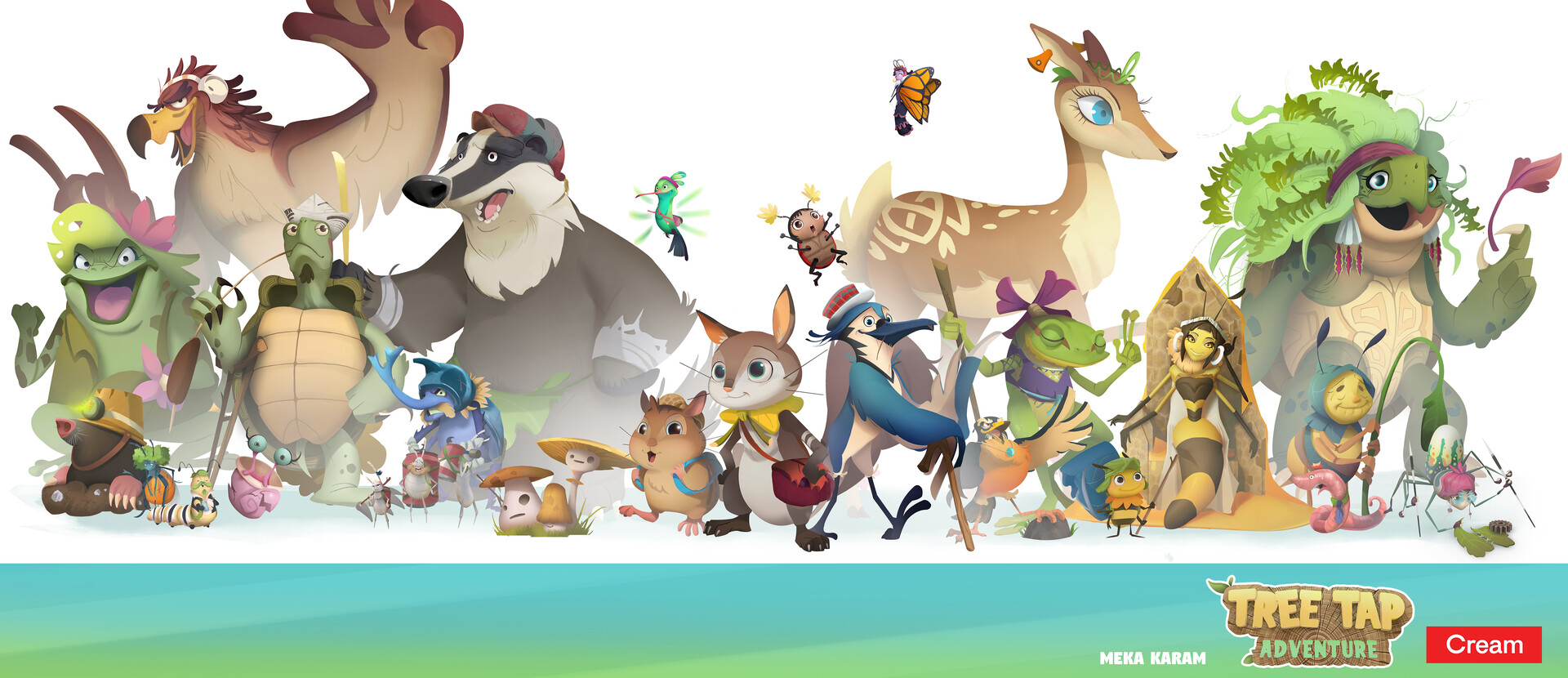 Meka Karam - Tree Tap Adventure- Character Concepts